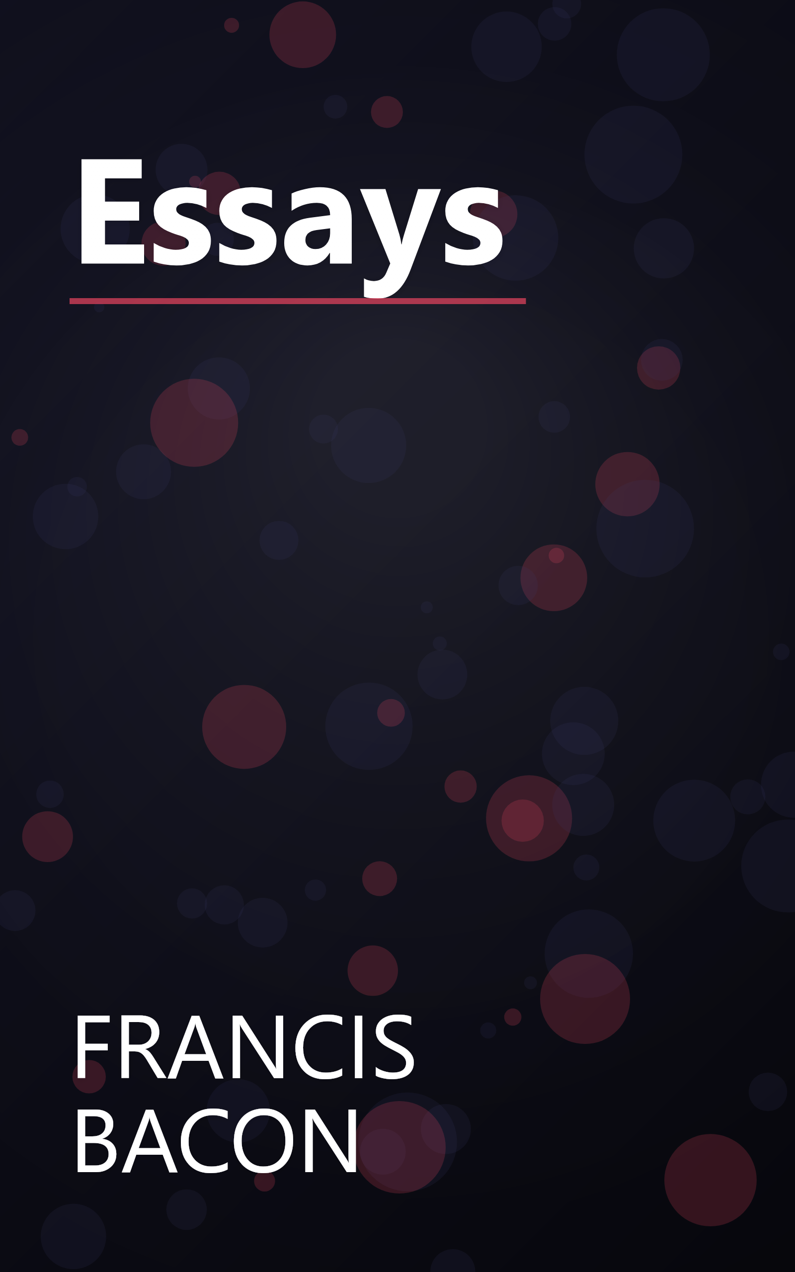 Essays book cover