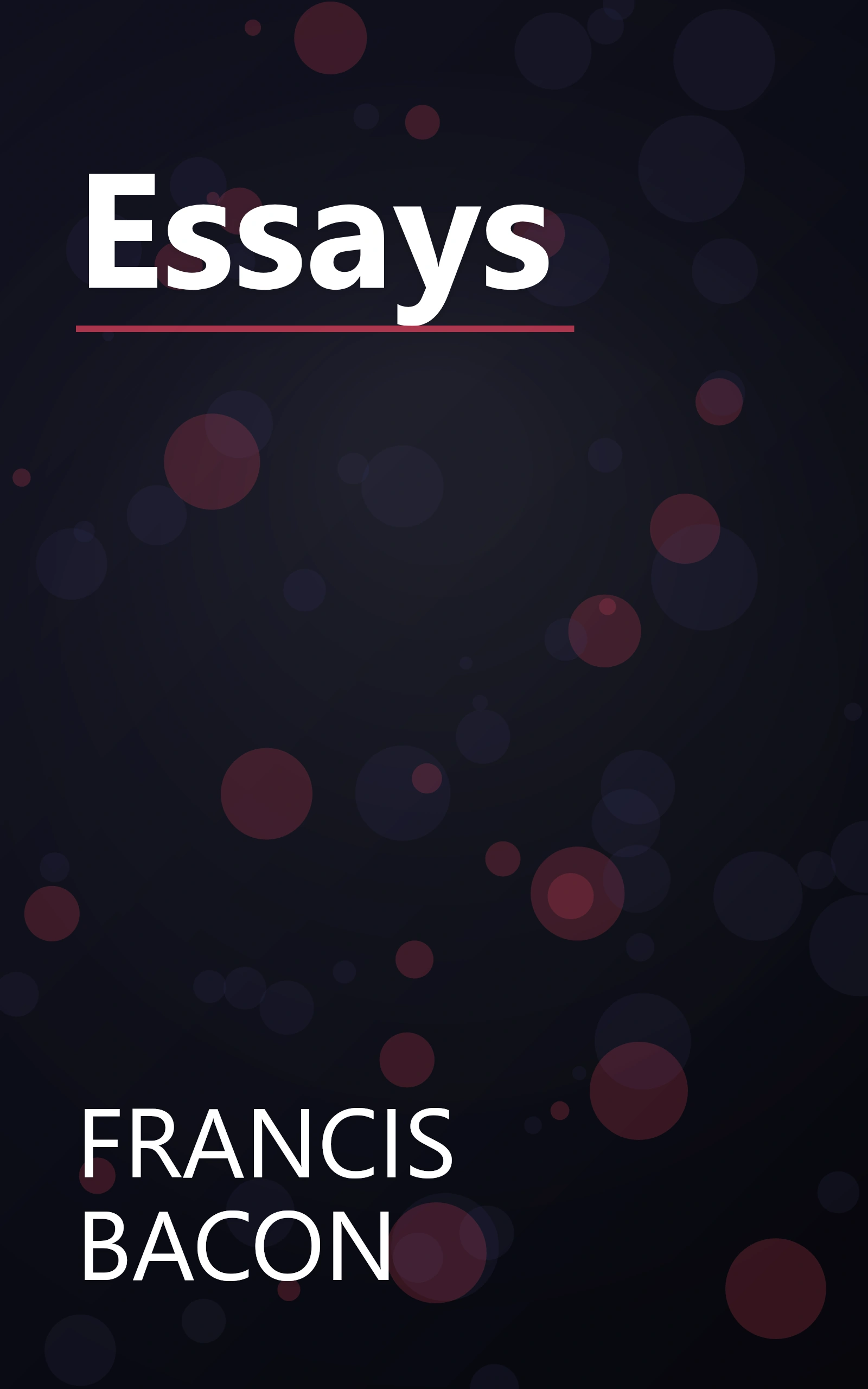 Essays book cover
