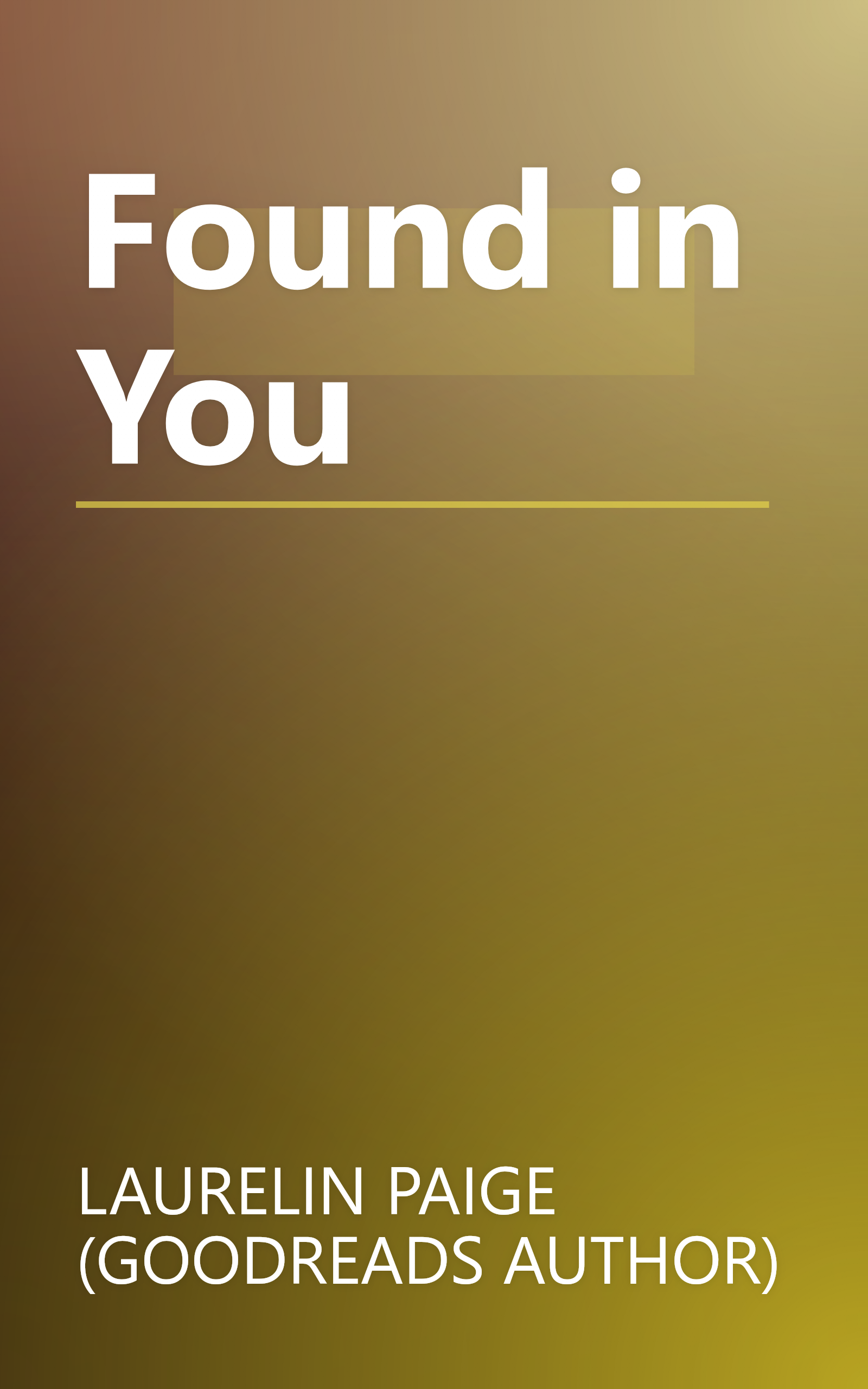 Found in You book cover