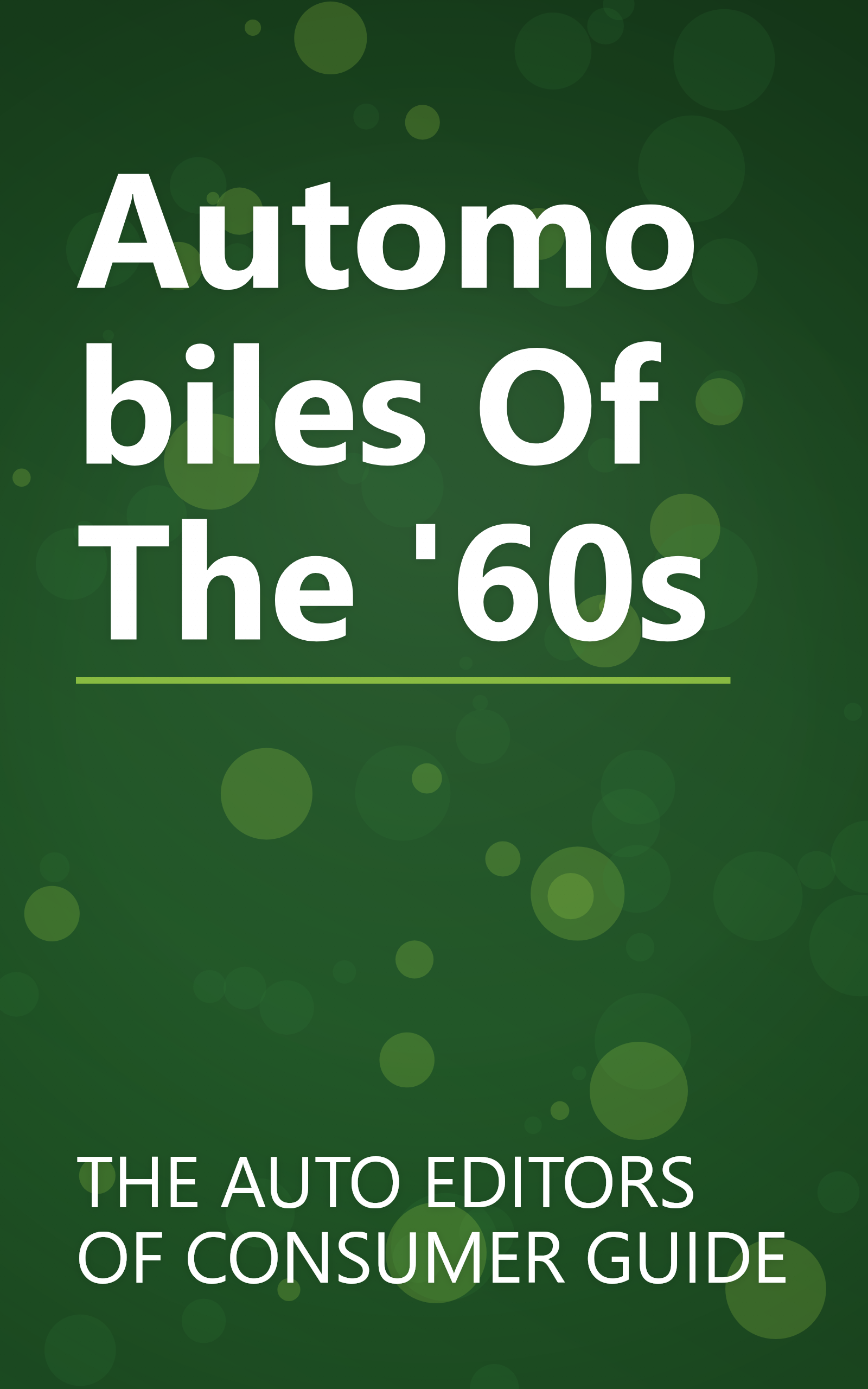 Automobiles Of The '60s book cover