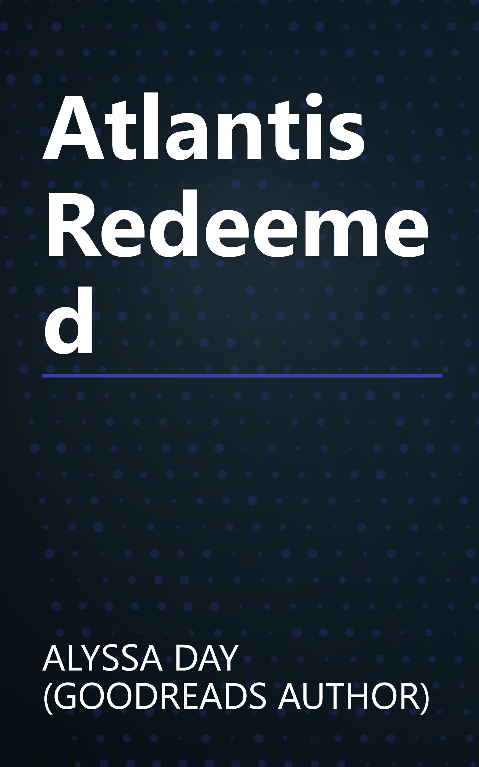 Atlantis Redeemed book cover