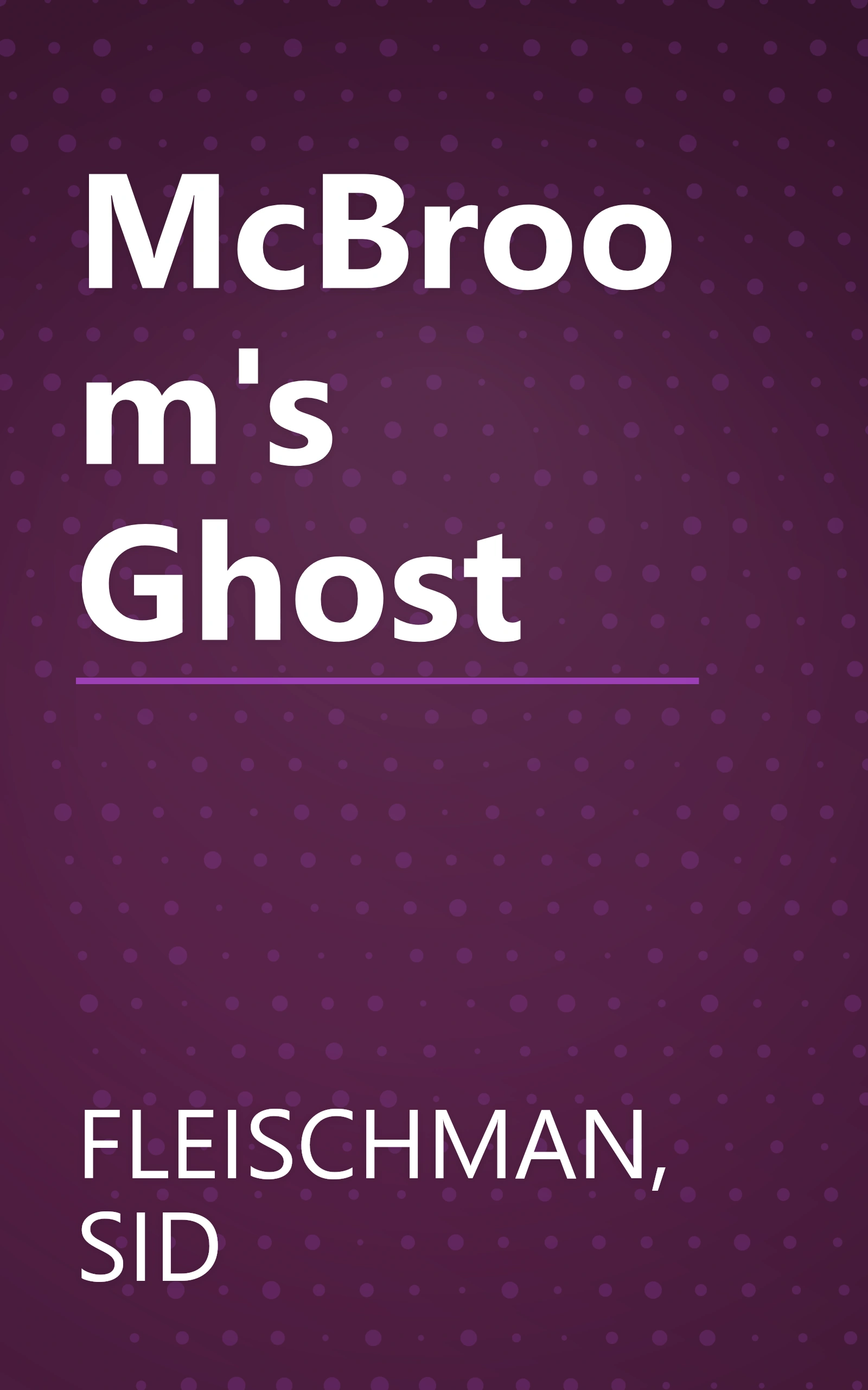 McBroom's Ghost book cover