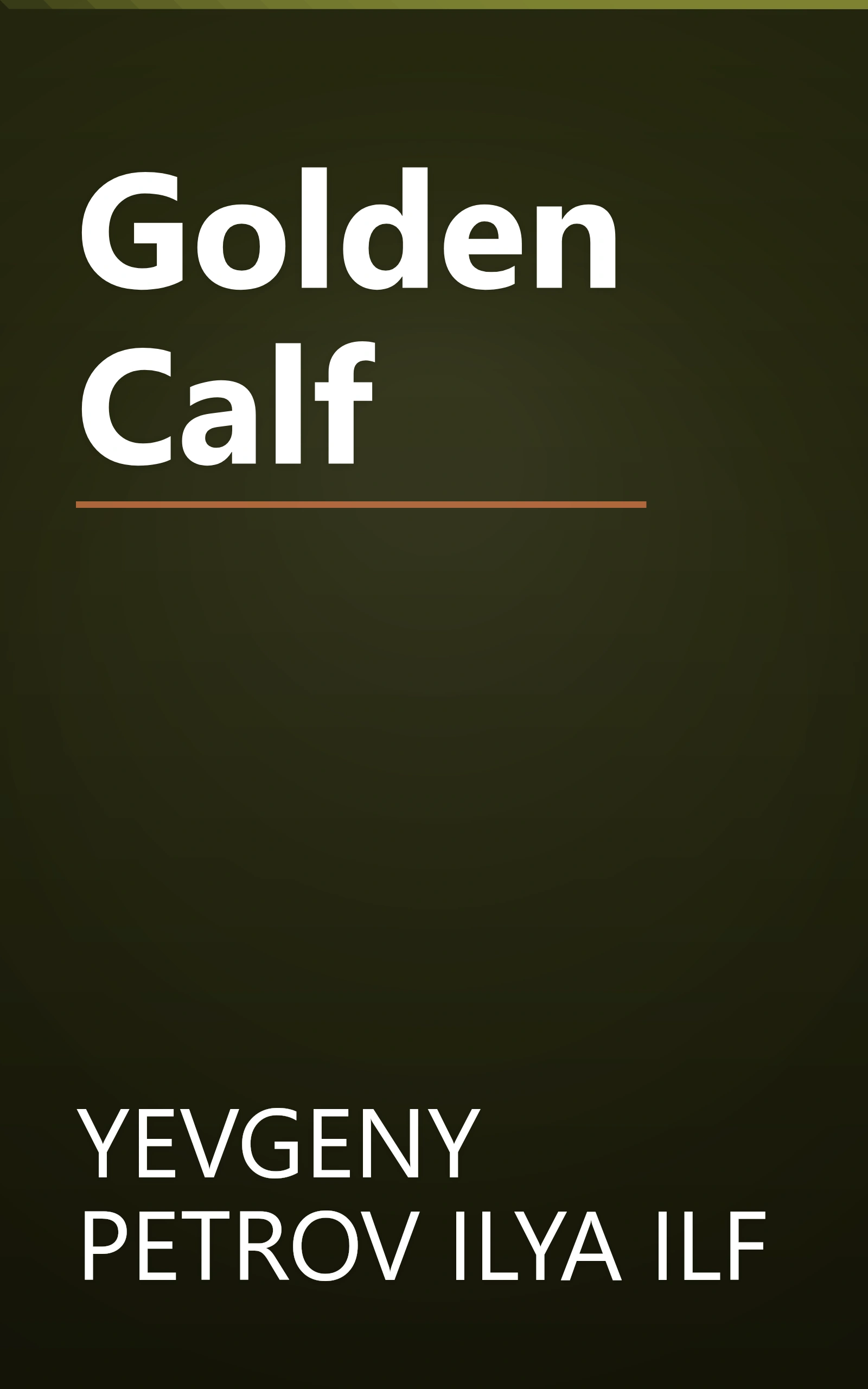 Golden Calf book cover