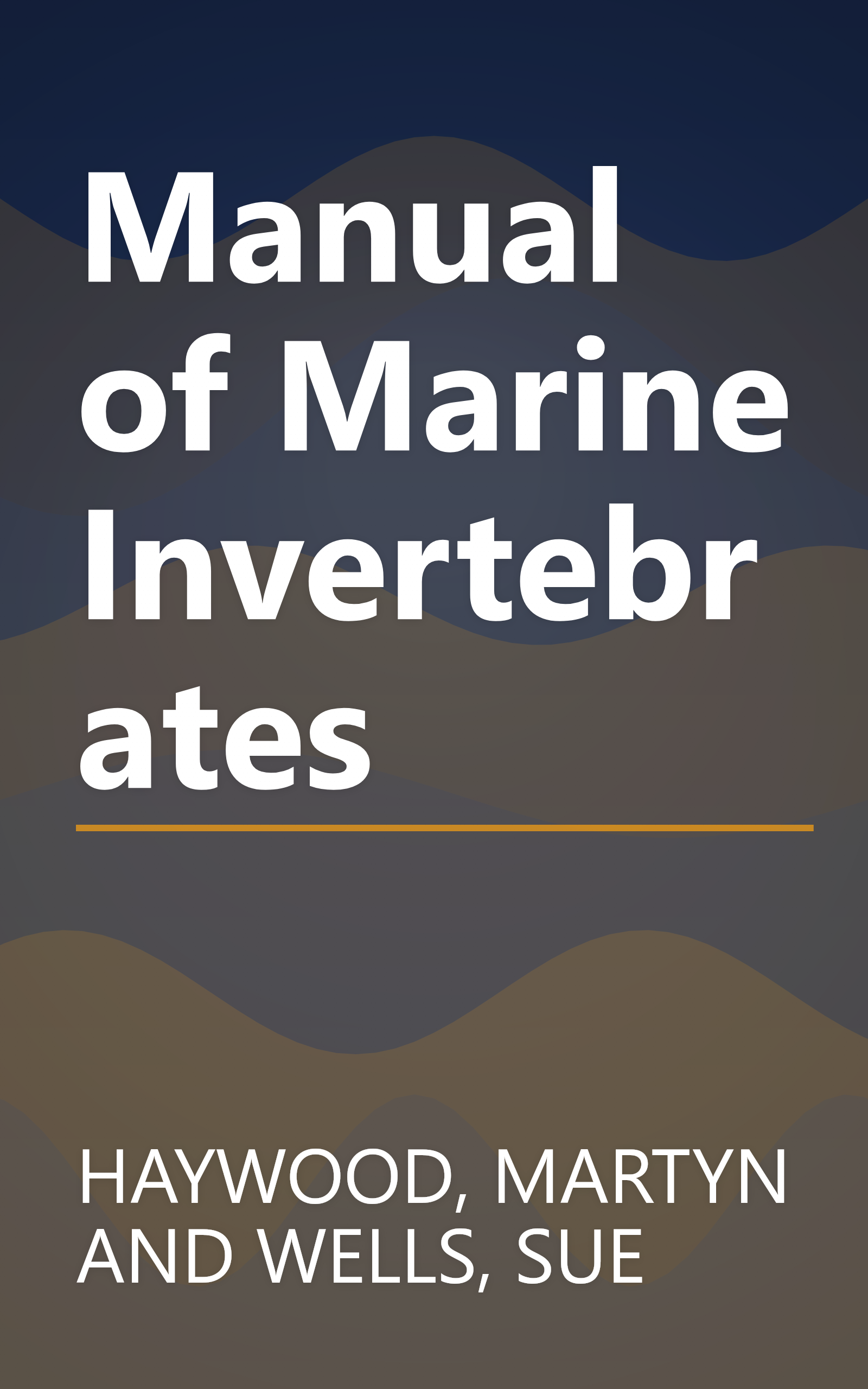 Manual of Marine Invertebrates book cover