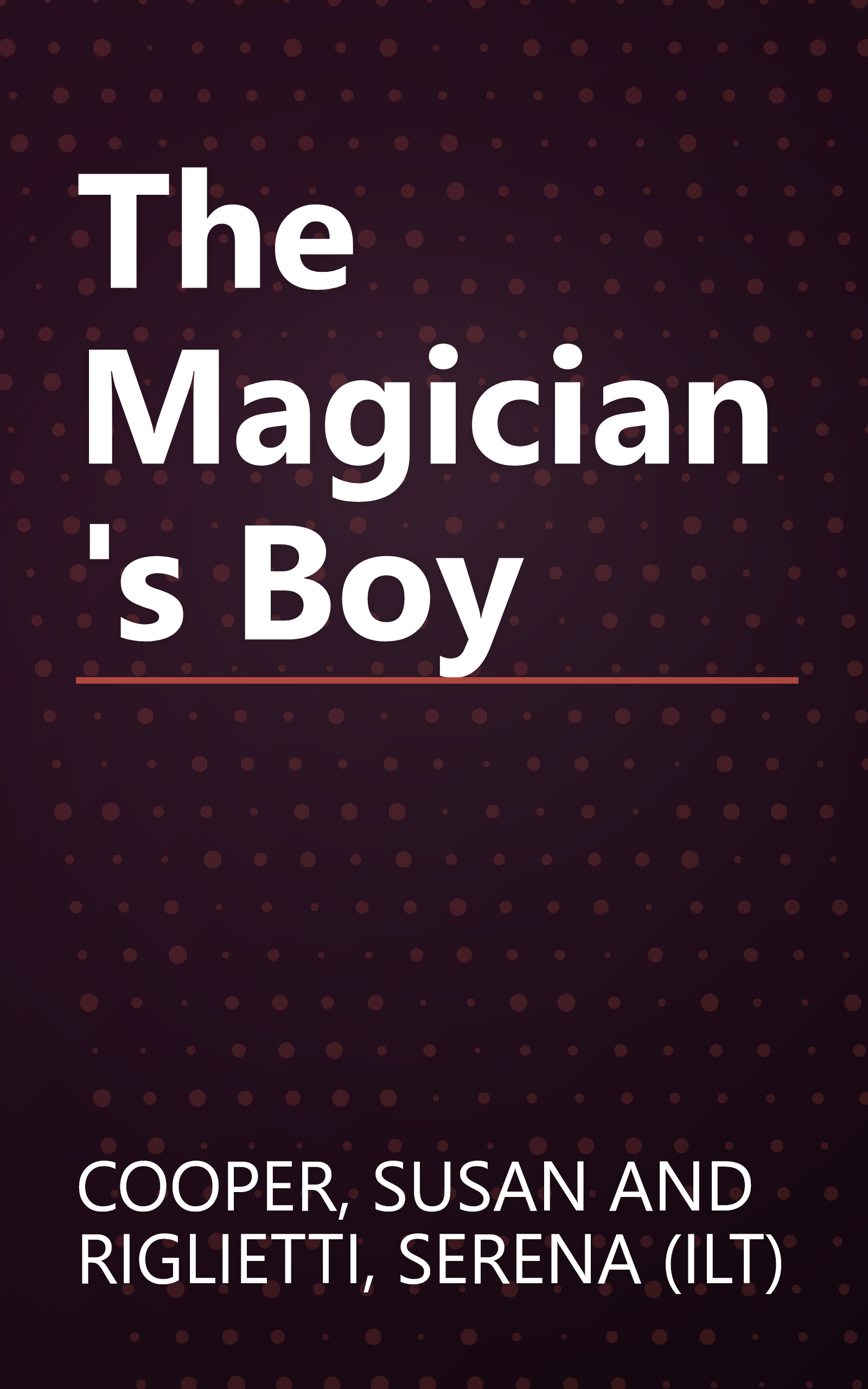 The Magician's Boy book cover