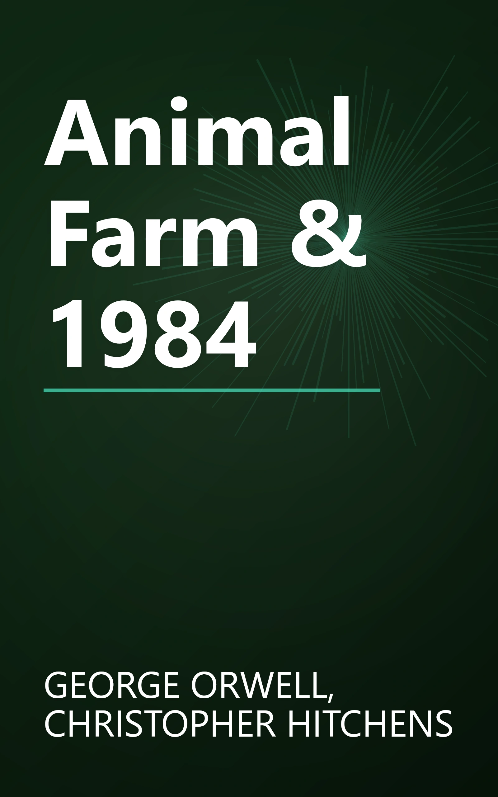 Animal Farm & 1984 book cover