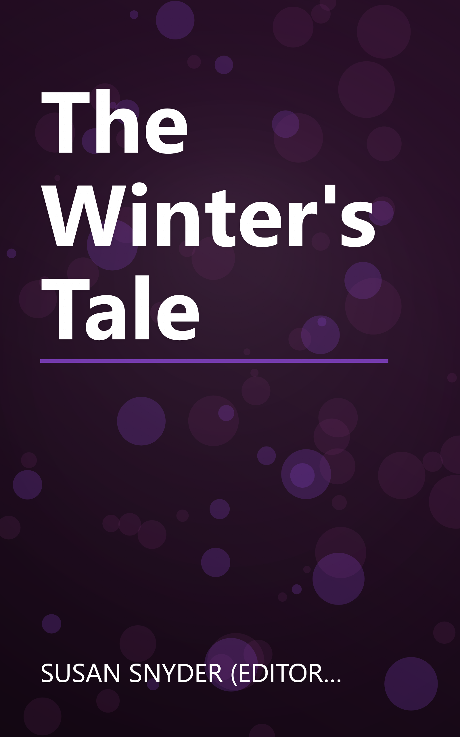 The Winter's Tale book cover