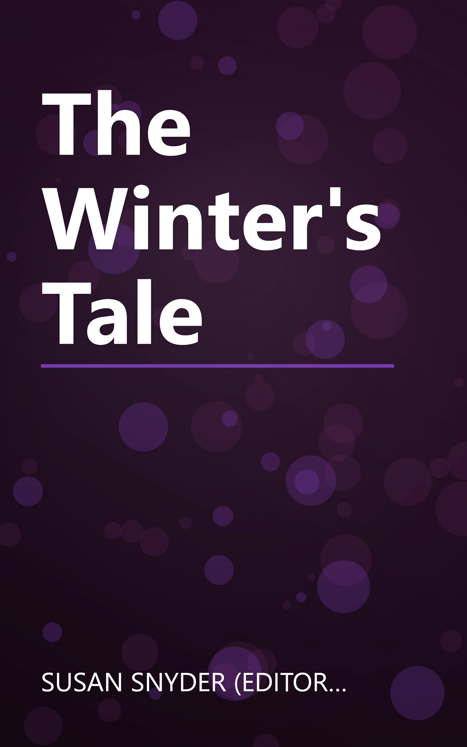 The Winter's Tale book cover