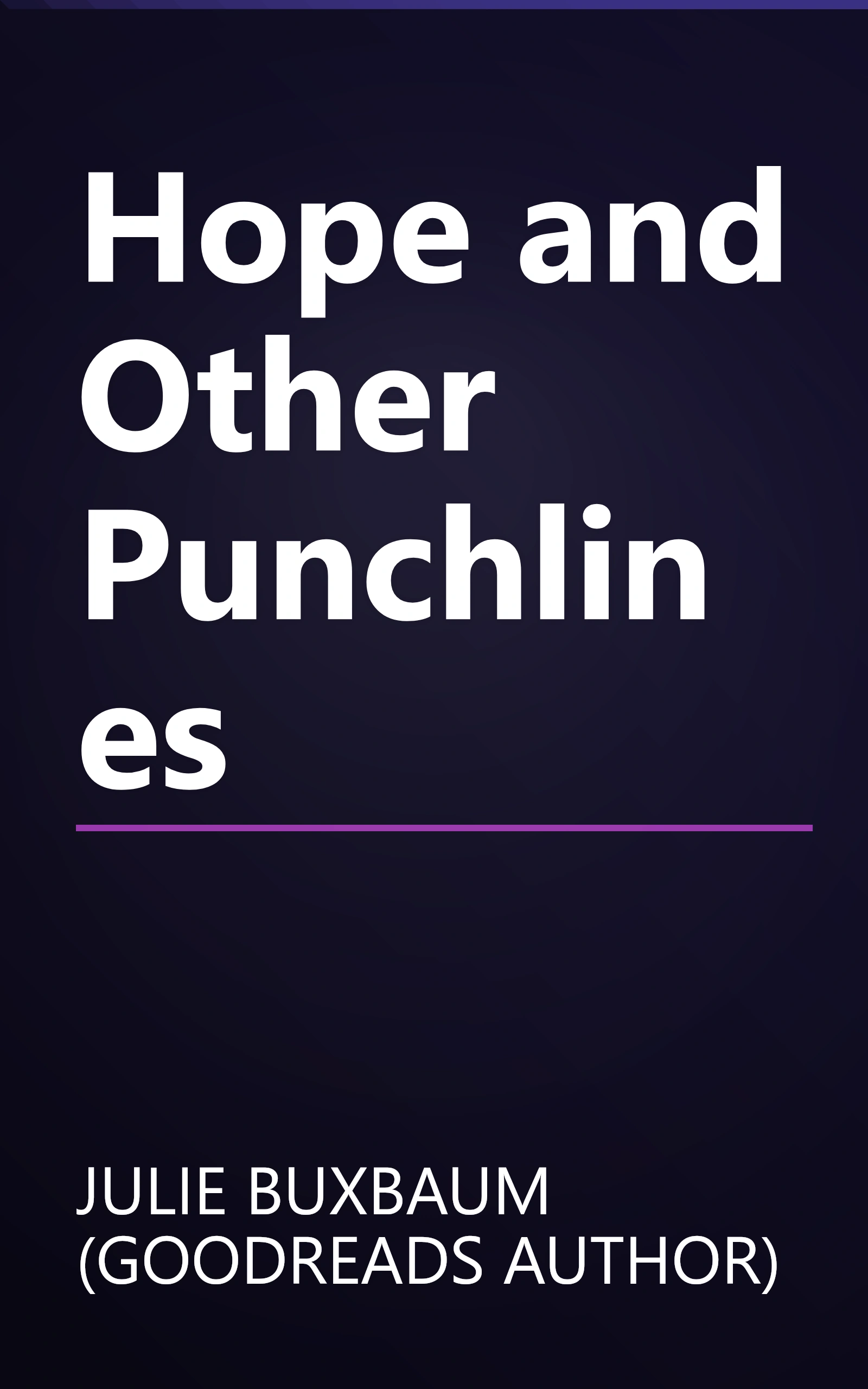 Hope and Other Punchlines book cover