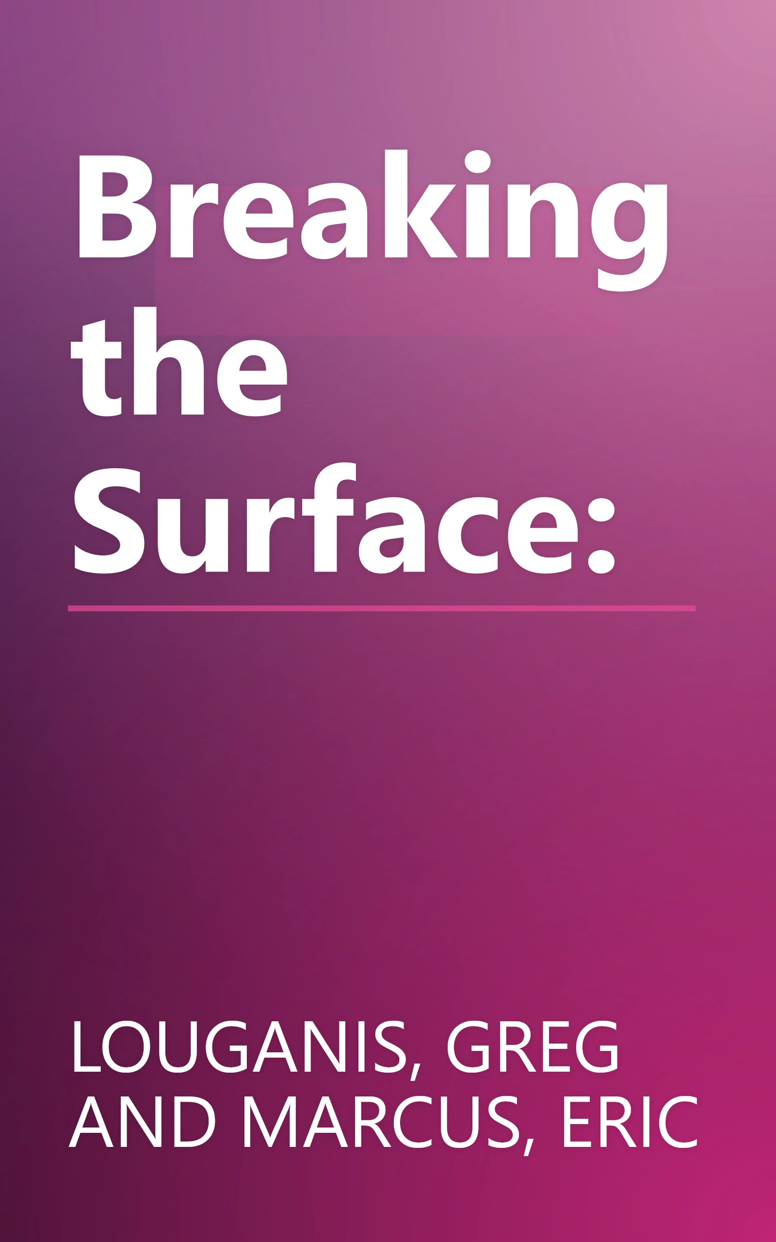 Breaking the Surface: book cover