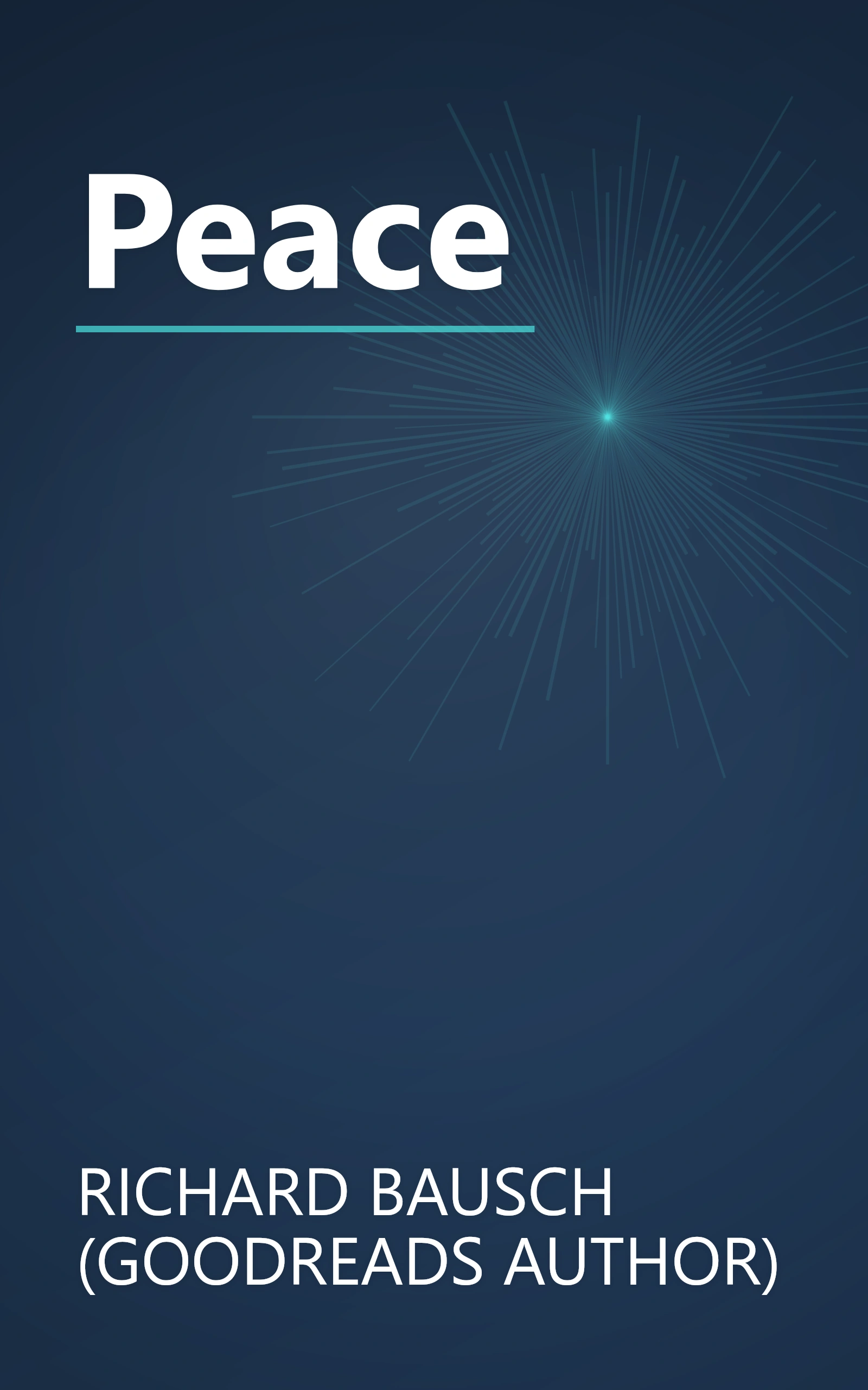 Peace book cover