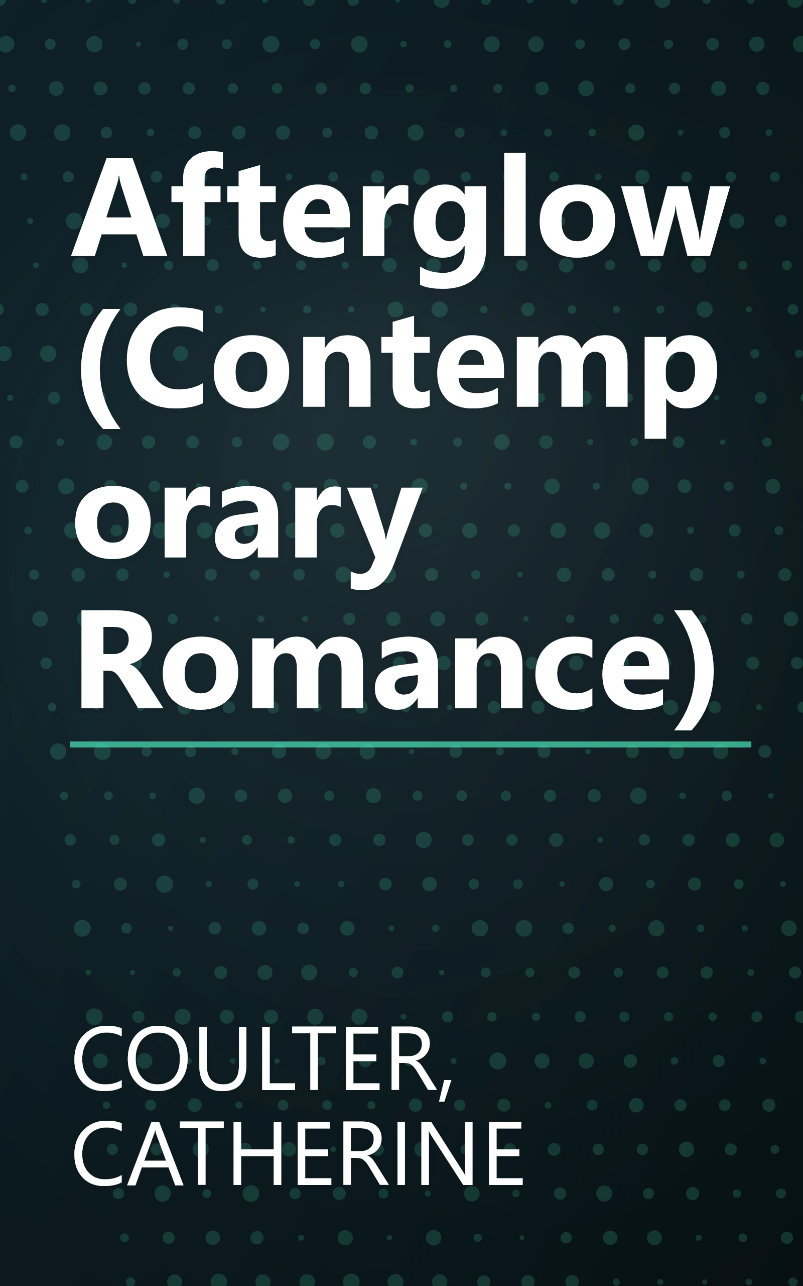 Afterglow (Contemporary Romance) book cover