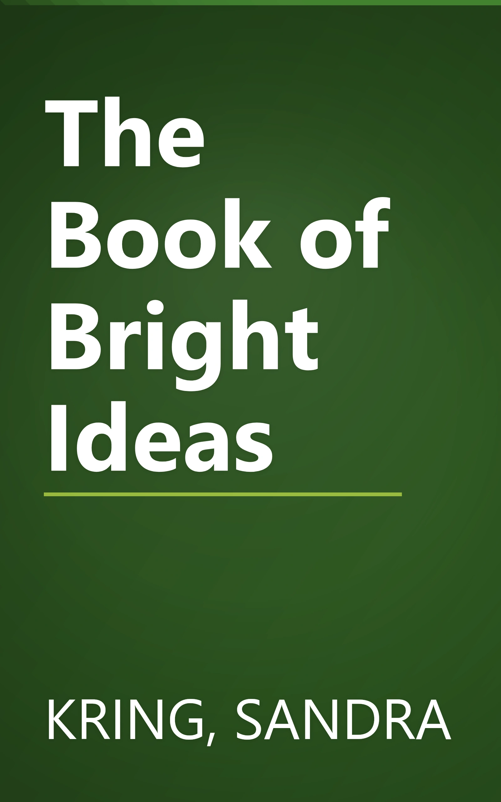 The Book of Bright Ideas book cover