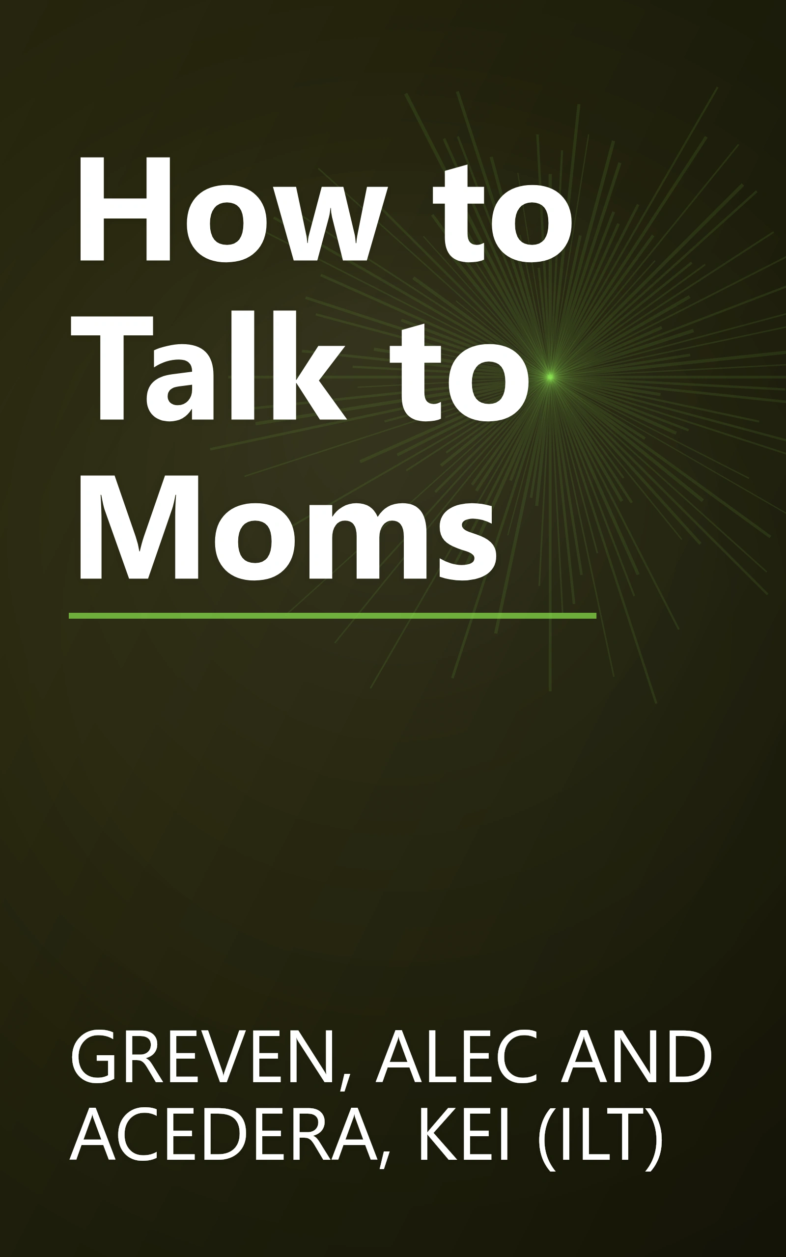 How to Talk to Moms book cover