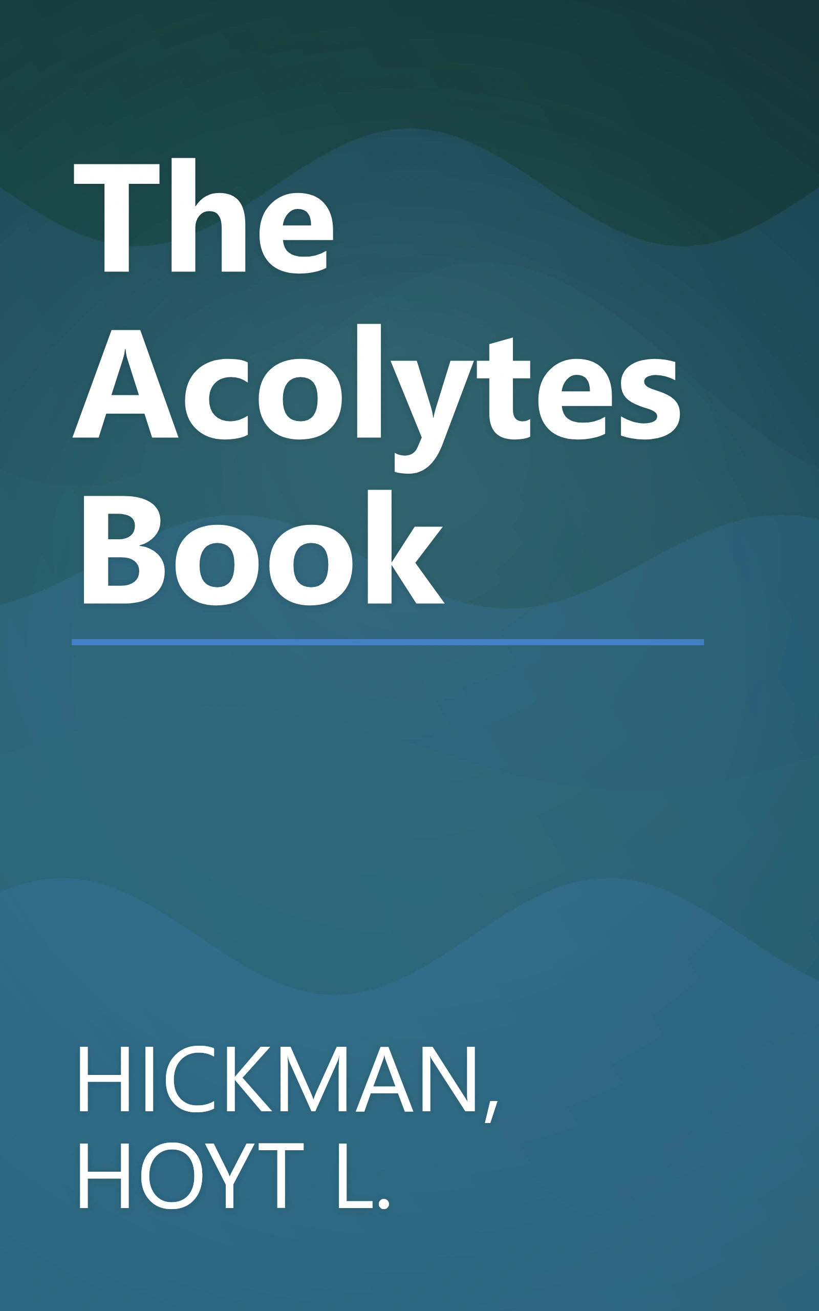 The Acolytes Book book cover