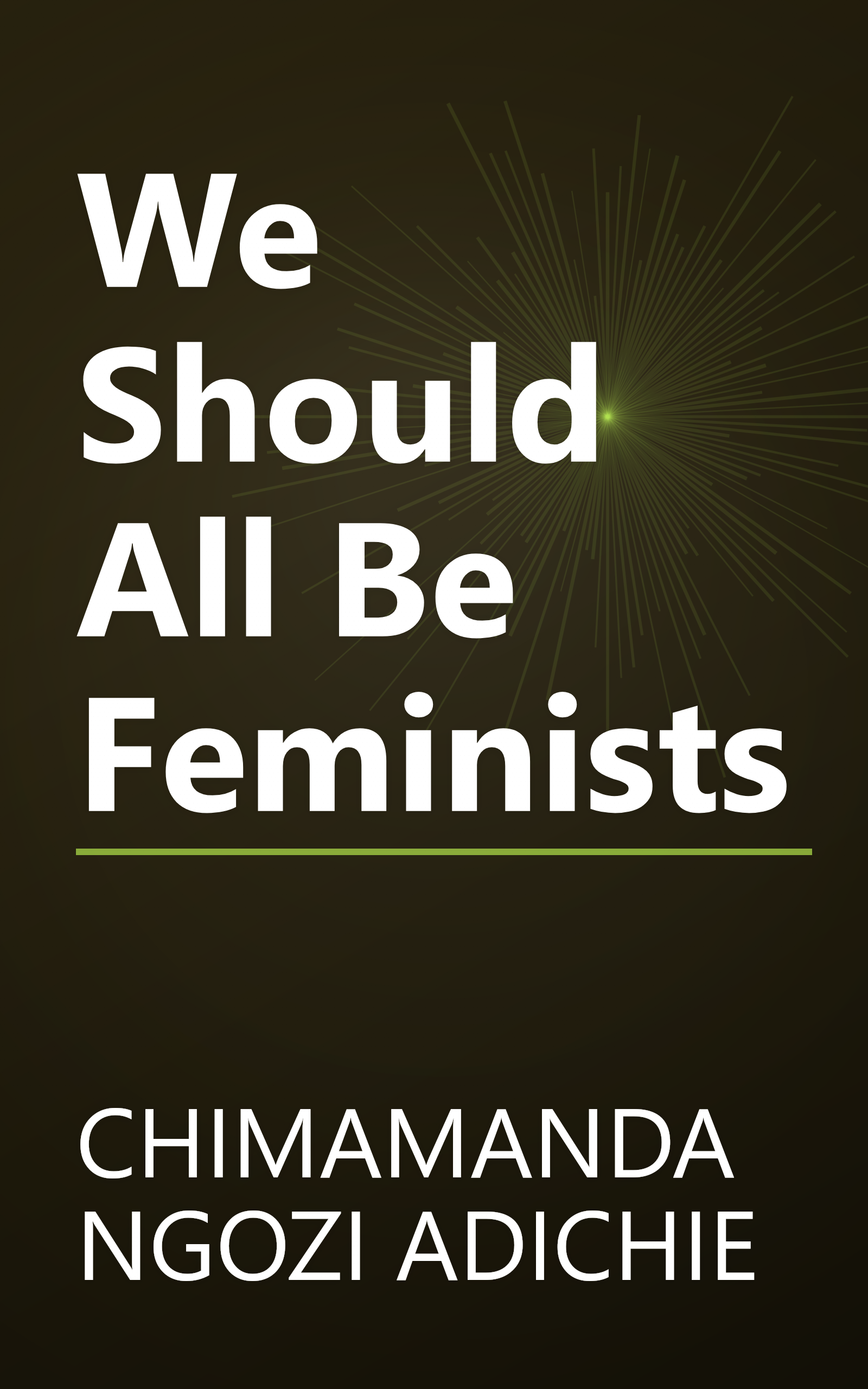 We Should All Be Feminists book cover