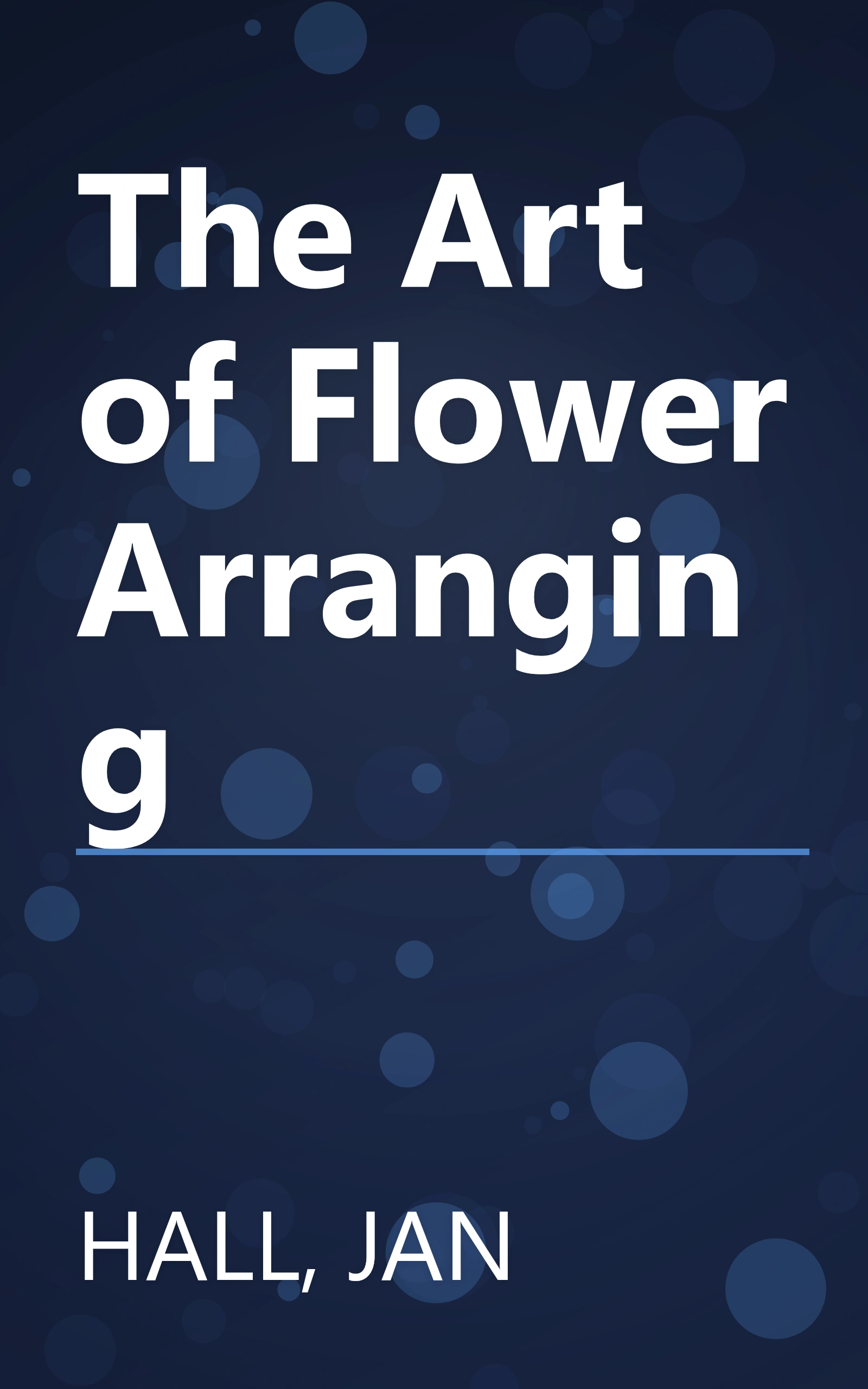 The Art of Flower Arranging book cover