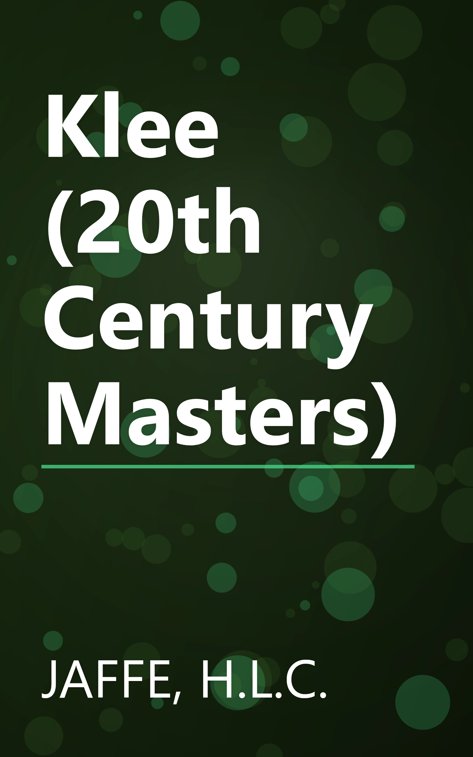 Klee (20th Century Masters) book cover