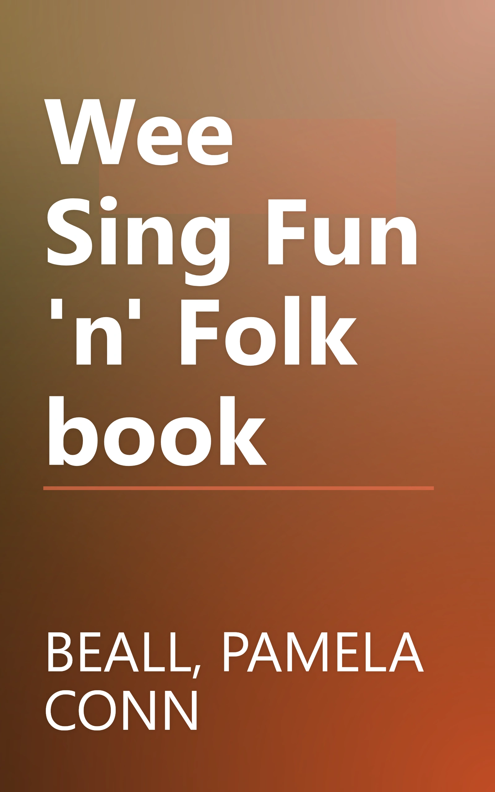 Wee Sing Fun 'n' Folk book book cover