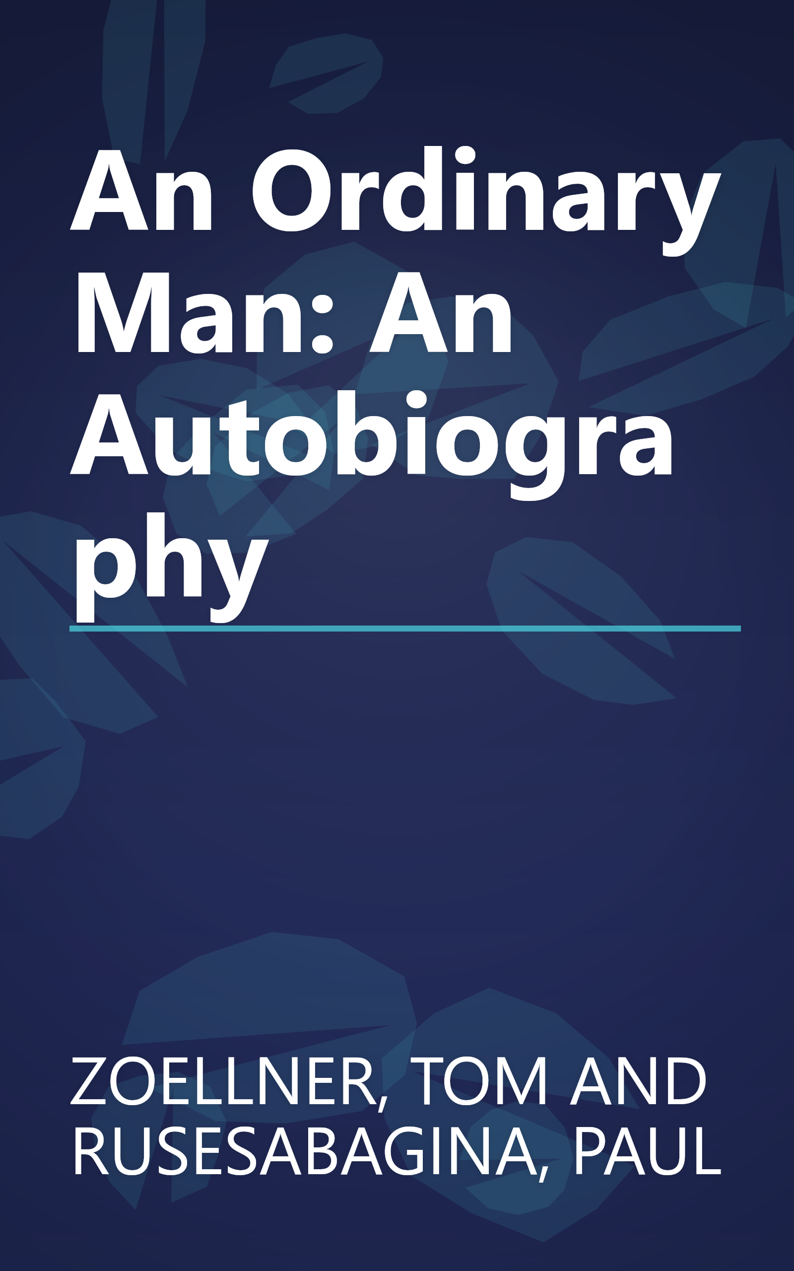 An Ordinary Man: An Autobiography book cover