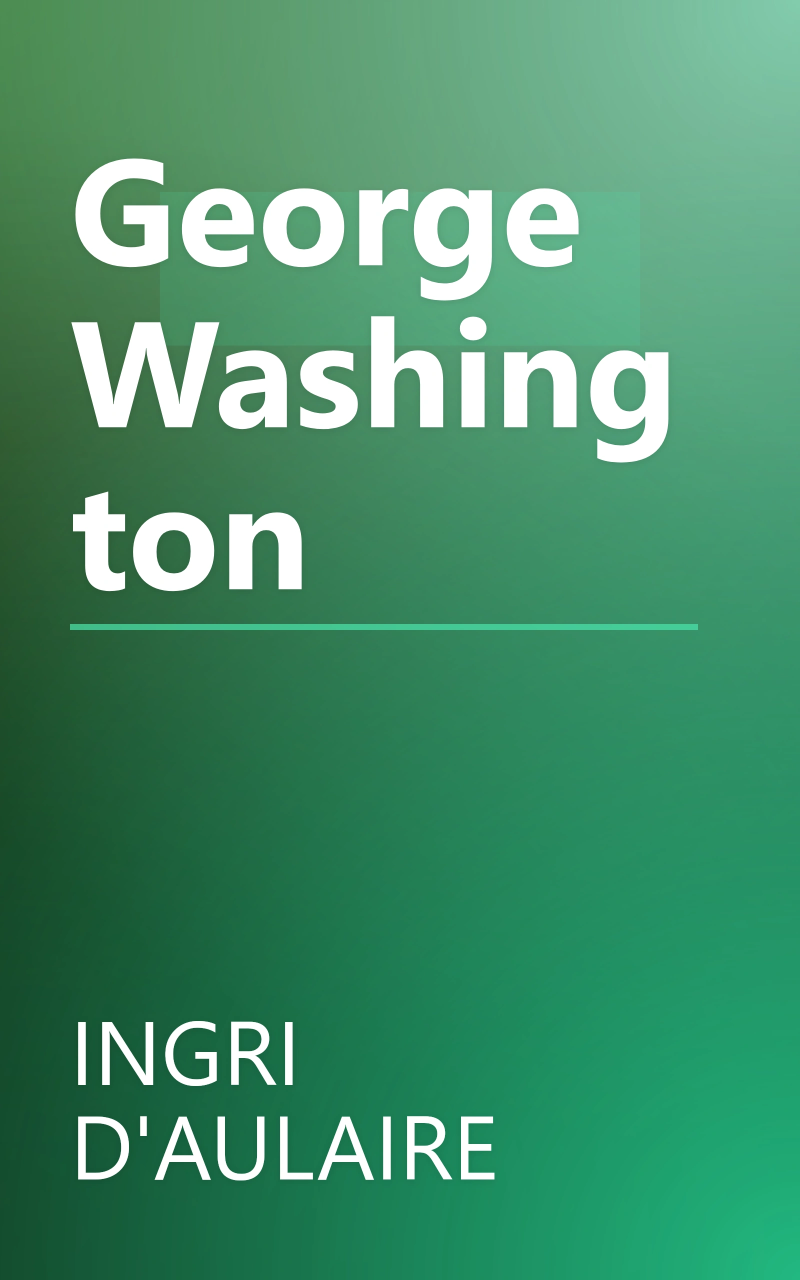 George Washington book cover
