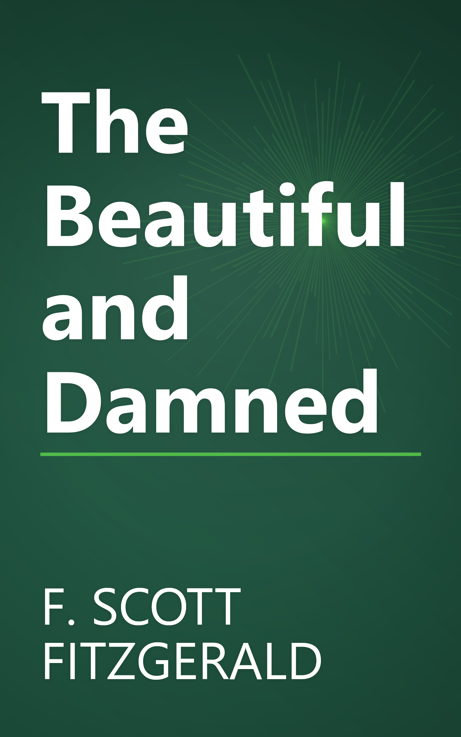 The Beautiful and Damned book cover