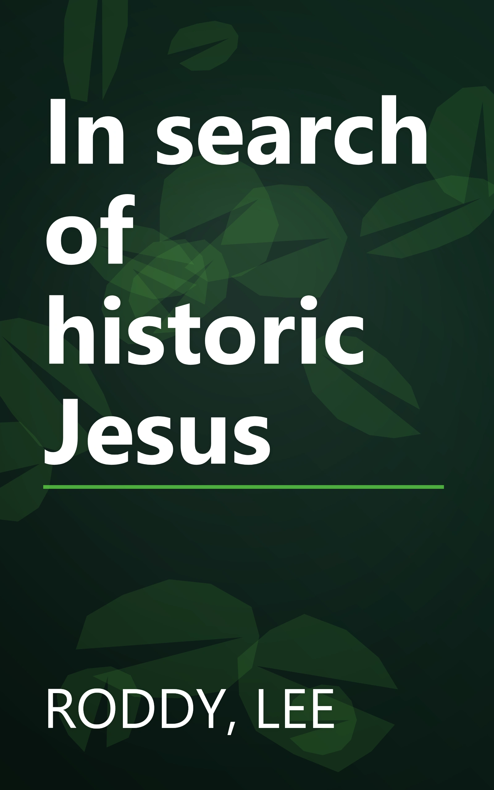 In search of historic Jesus book cover