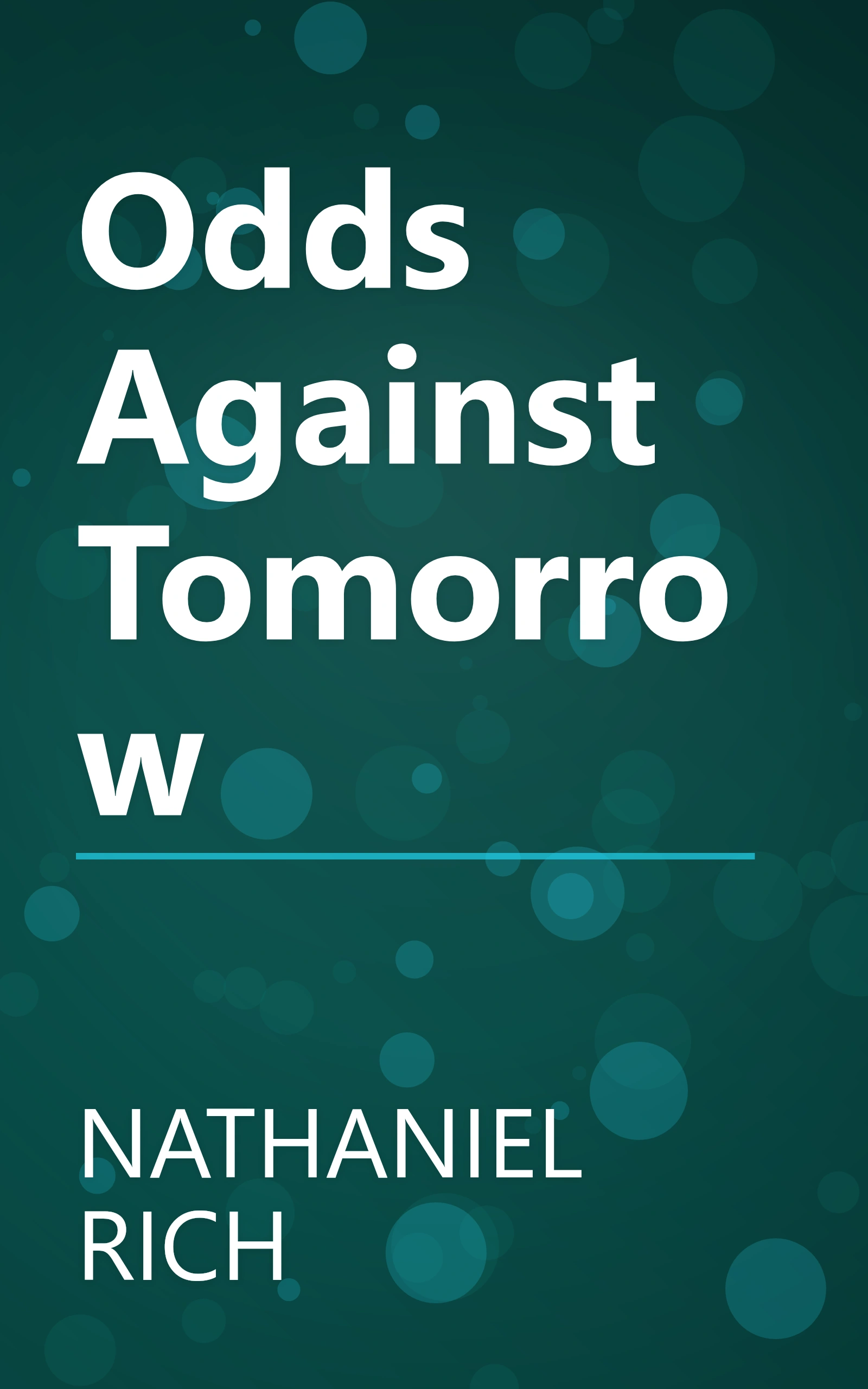 Odds Against Tomorrow book cover