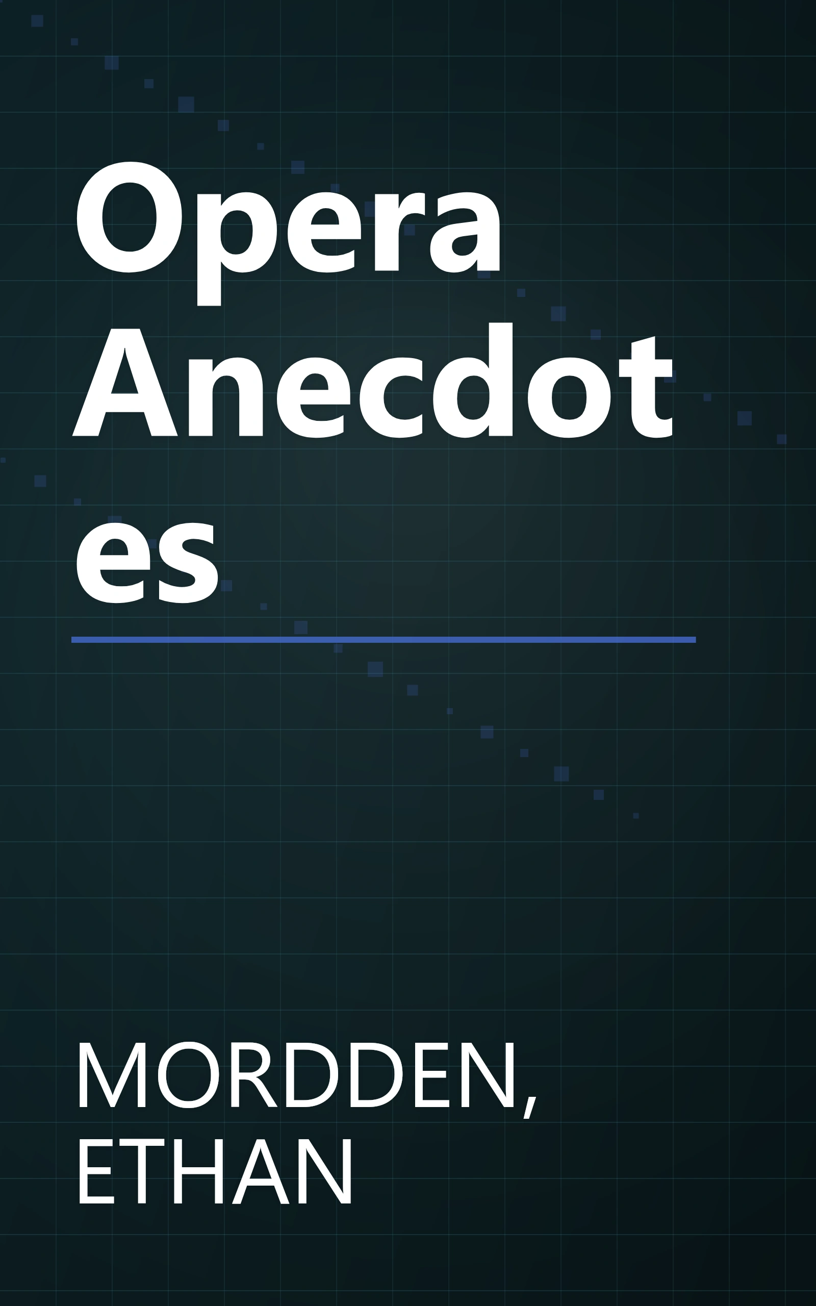 Opera Anecdotes book cover