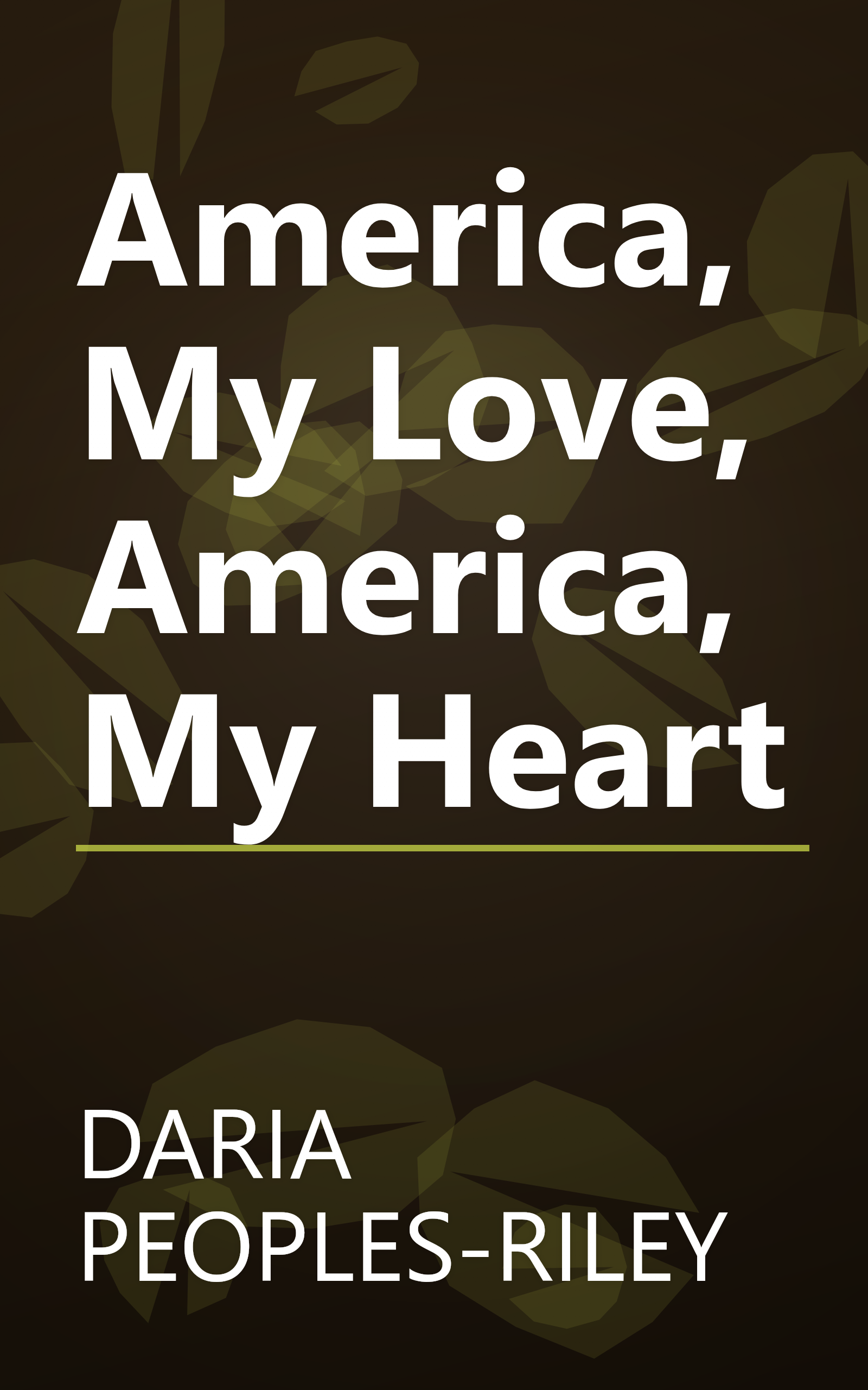 America, My Love, America, My Heart book cover