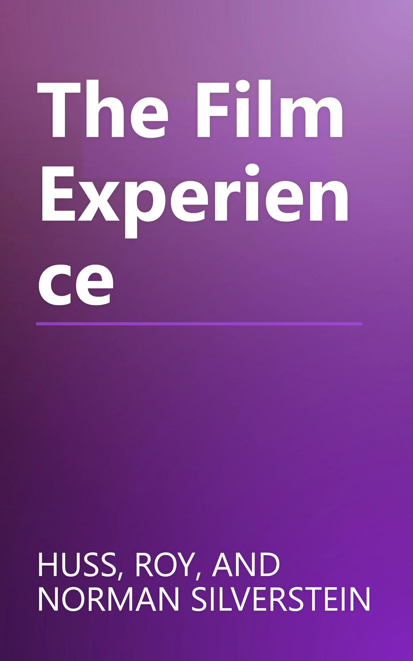The Film Experience book cover