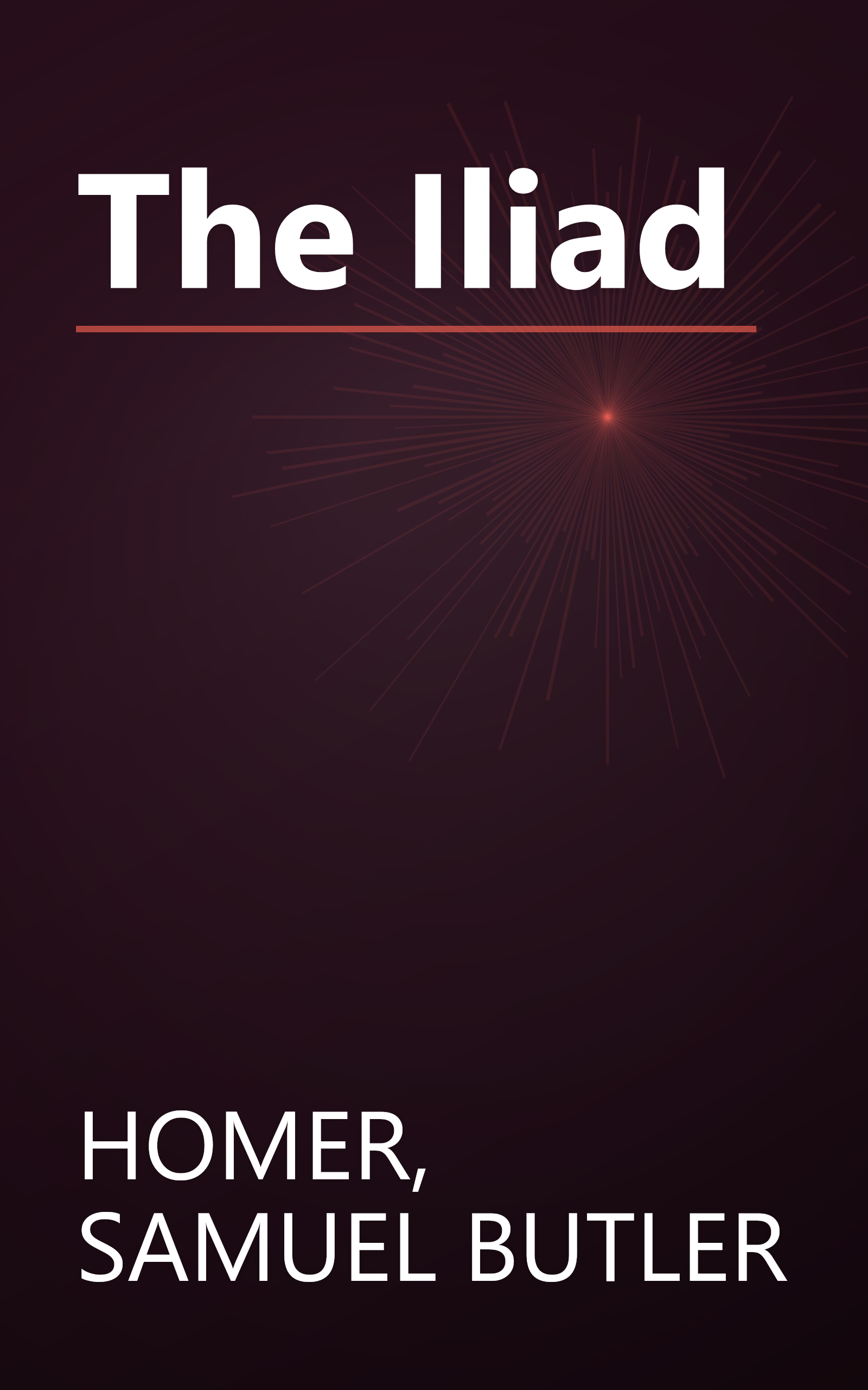 The Iliad book cover