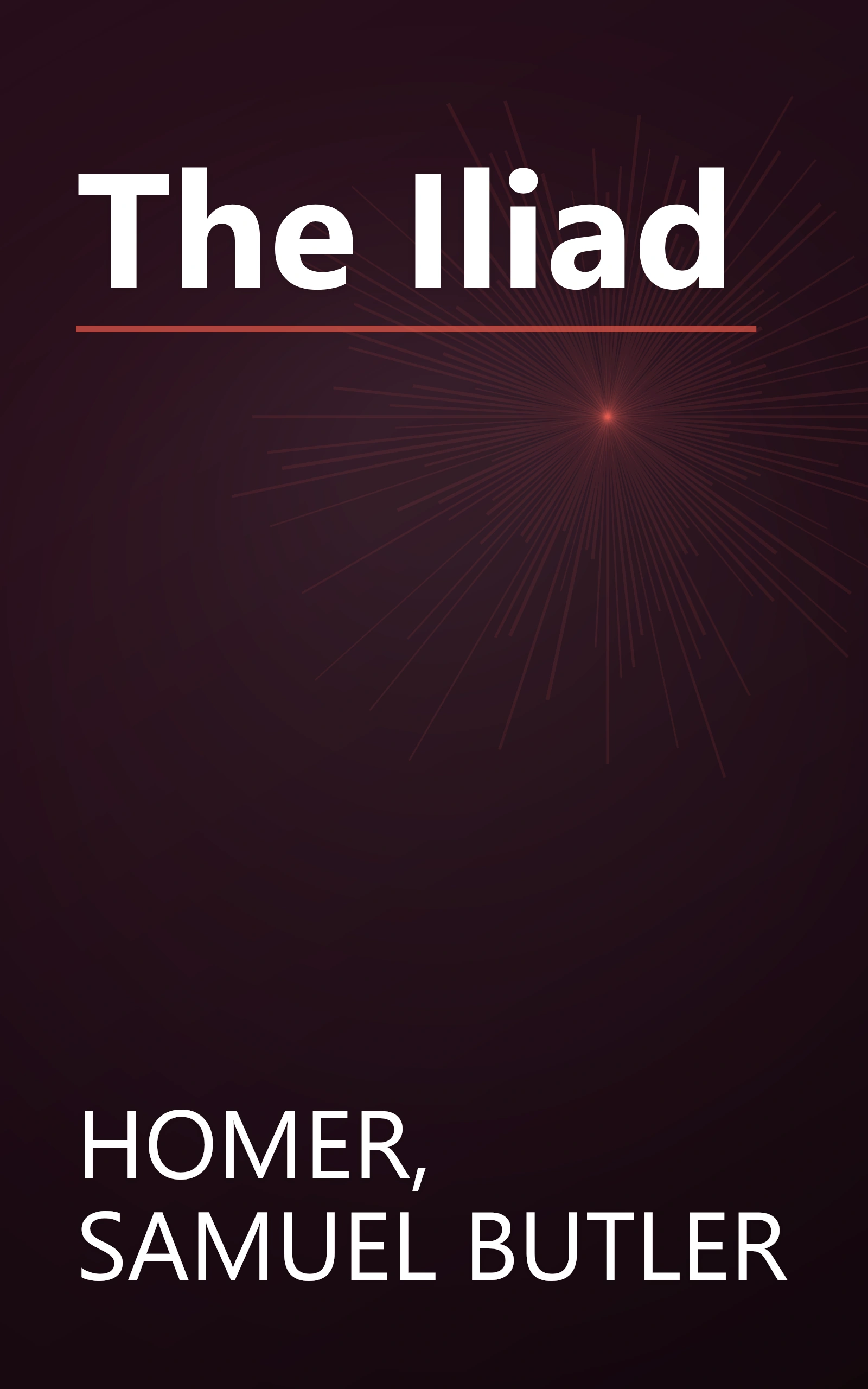 The Iliad book cover