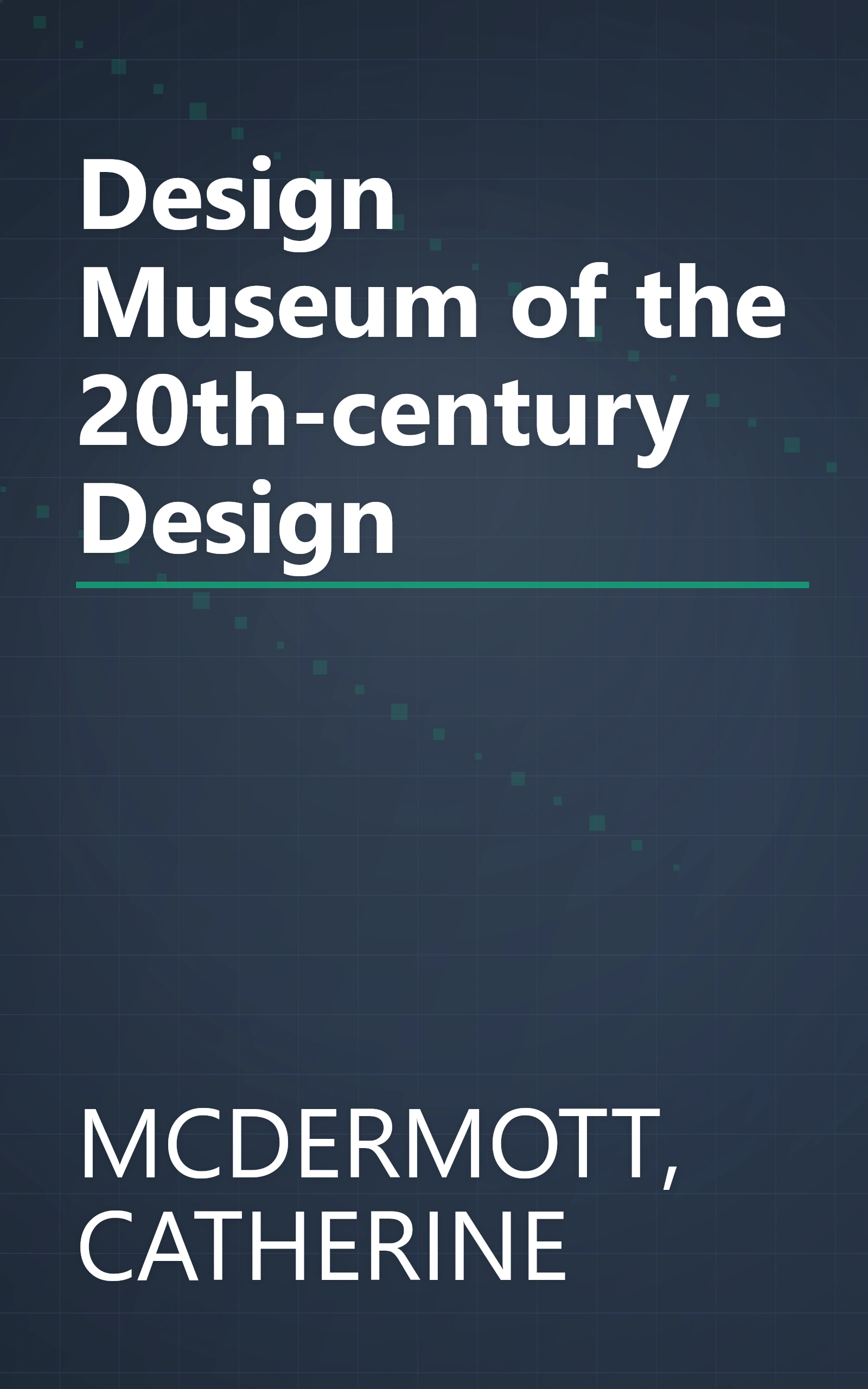 Design Museum of the 20th-century Design book cover