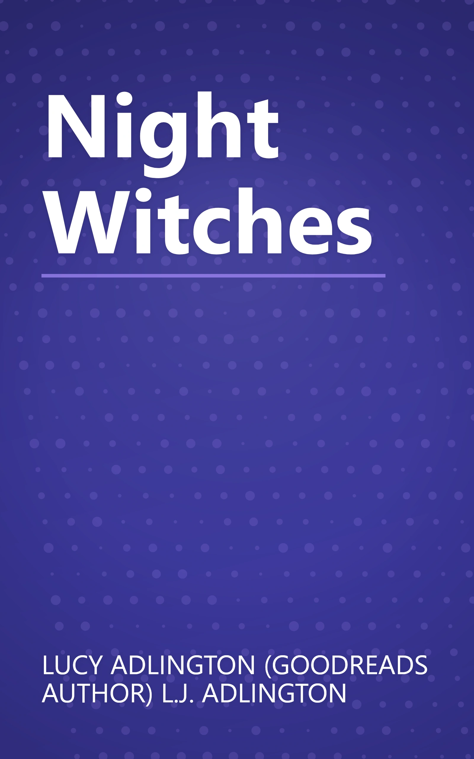 Night Witches book cover