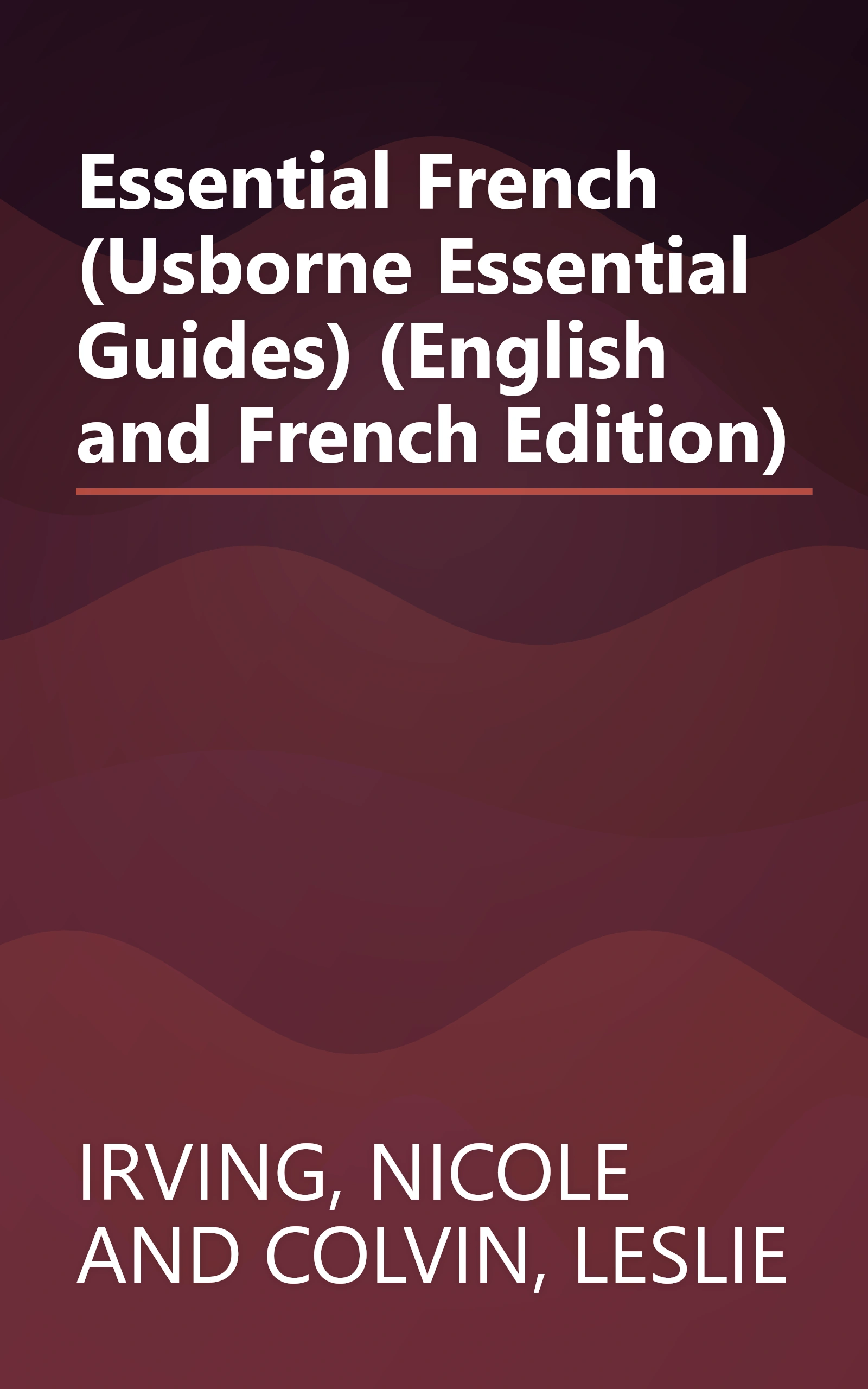 Essential French (Usborne Essential Guides) (English and French Edition) book cover