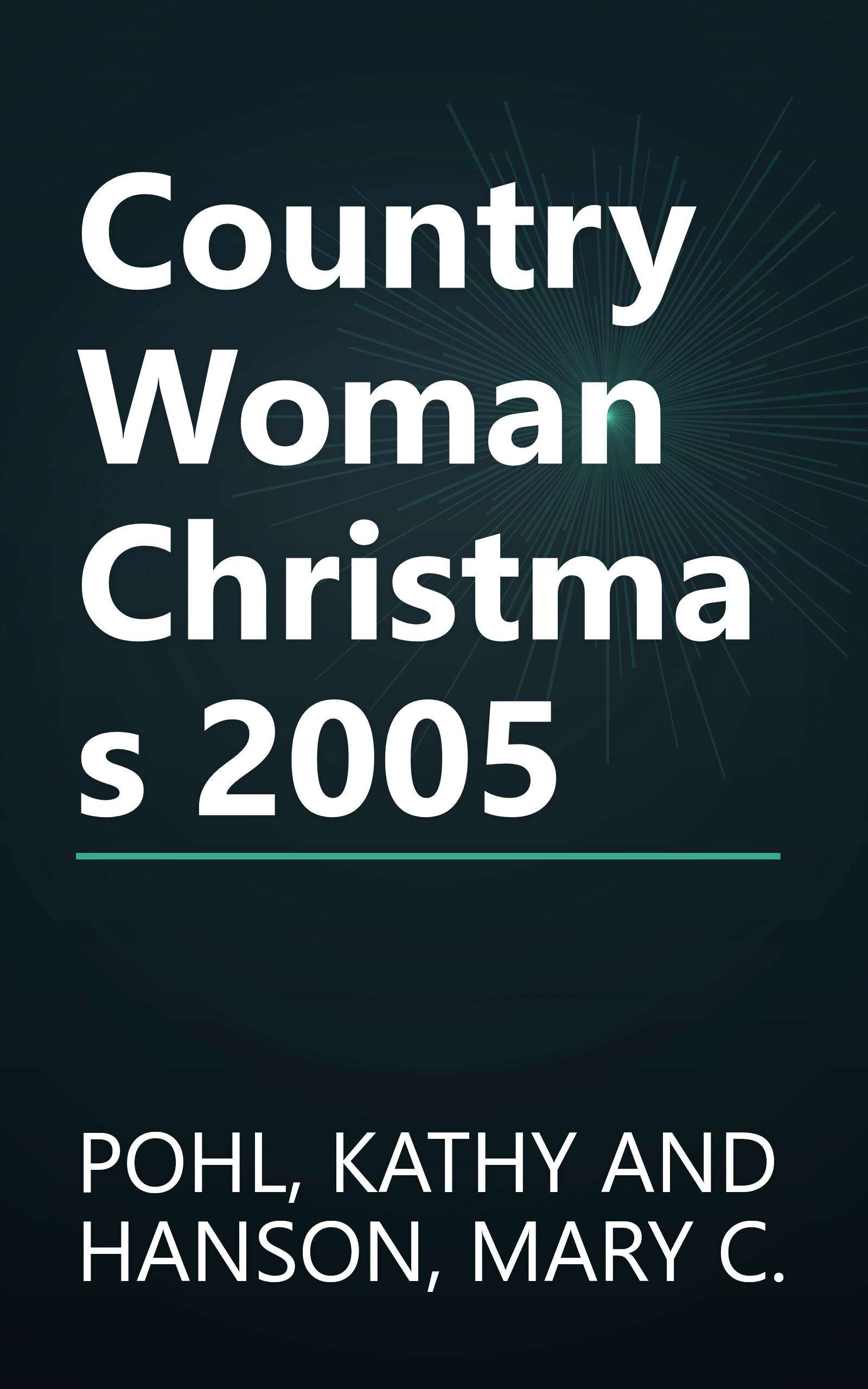 Country Woman Christmas 2005 book cover