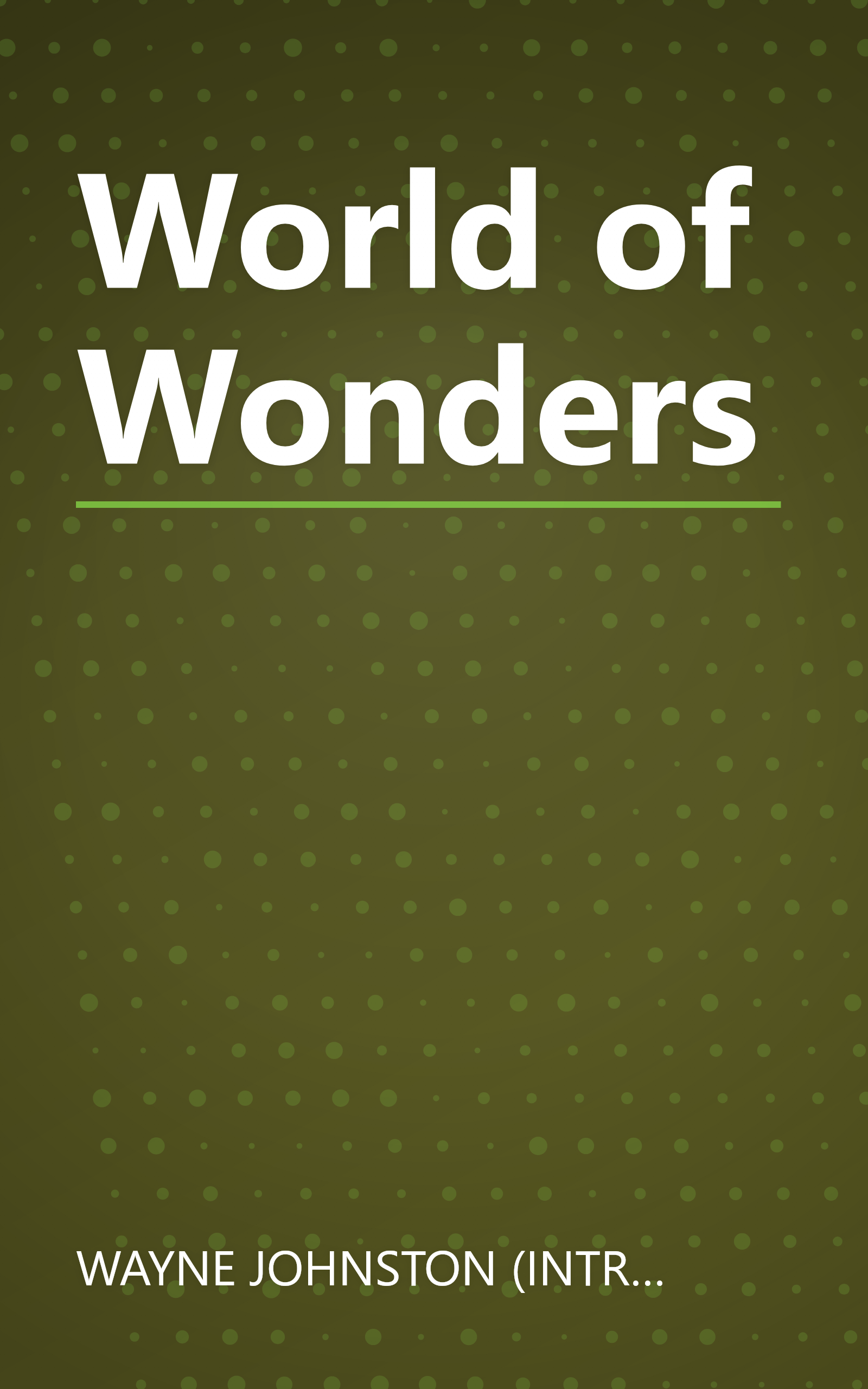 World of Wonders book cover