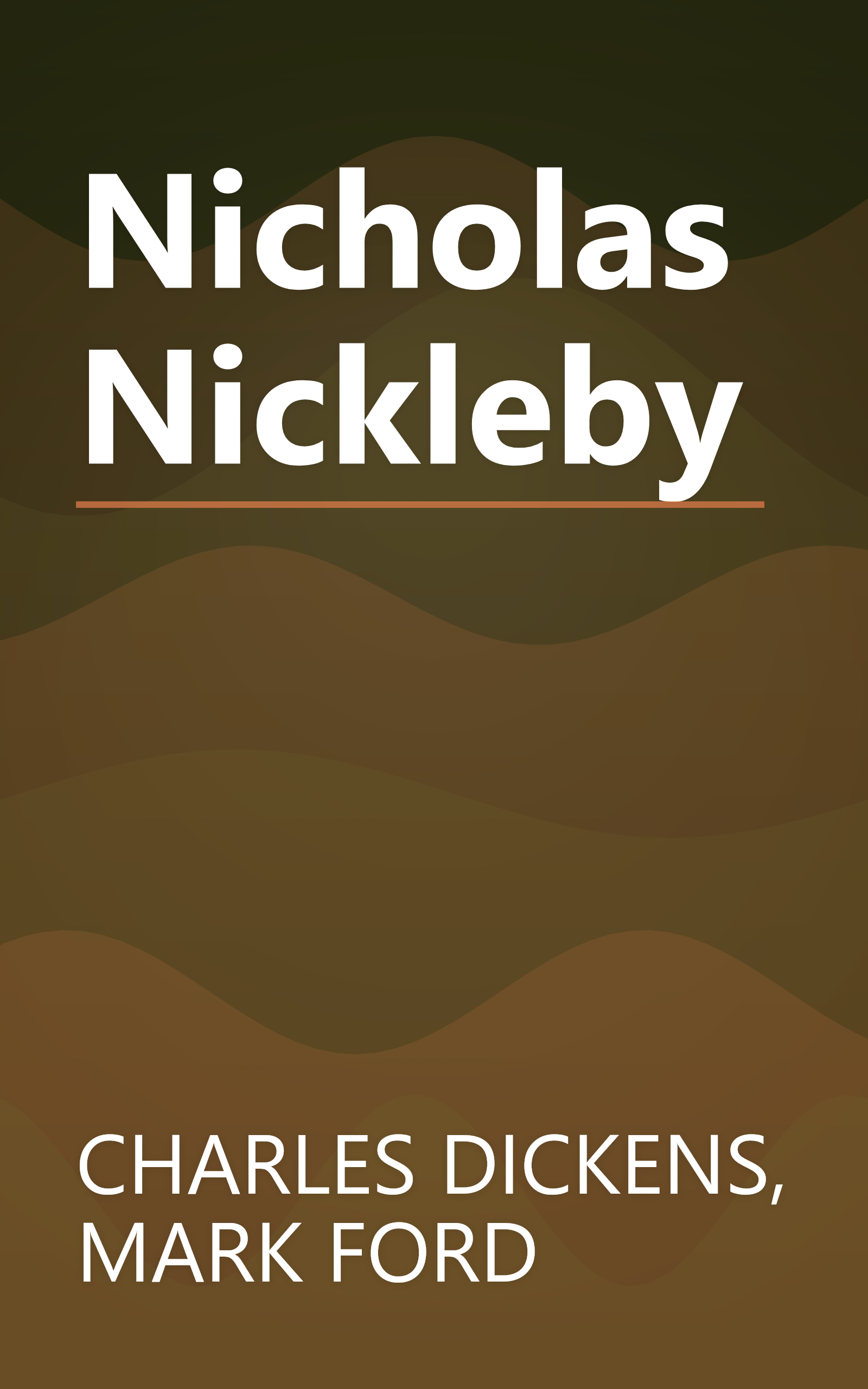 Nicholas Nickleby book cover