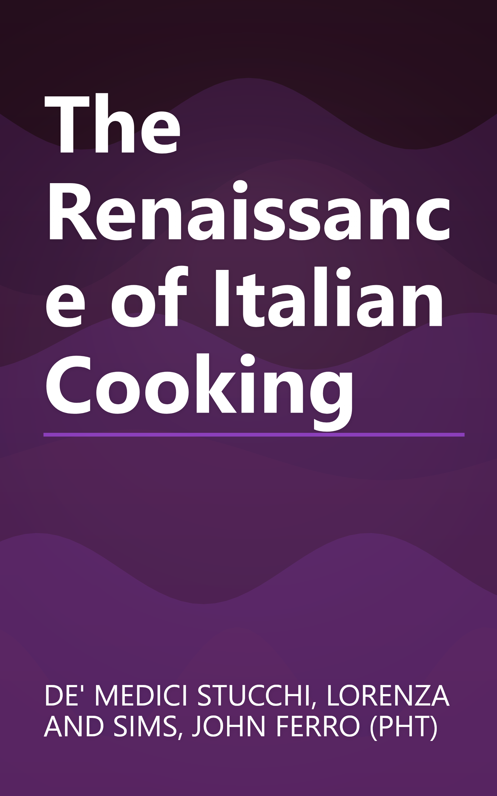 The Renaissance of Italian Cooking book cover