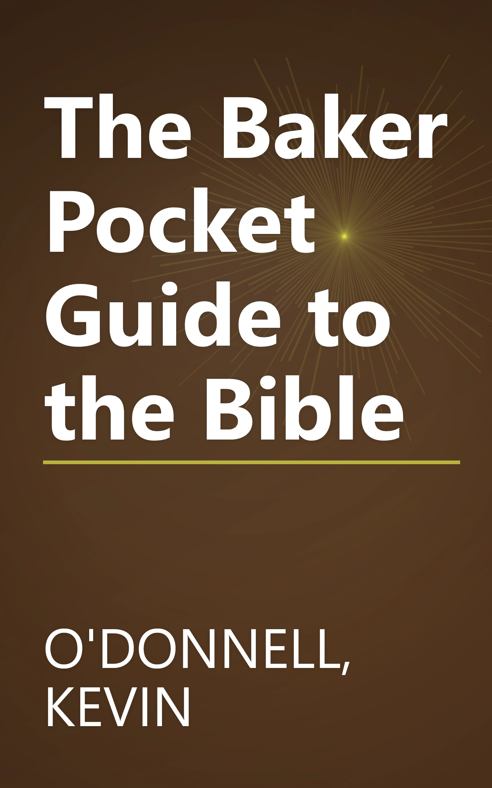 The Baker Pocket Guide to the Bible book cover
