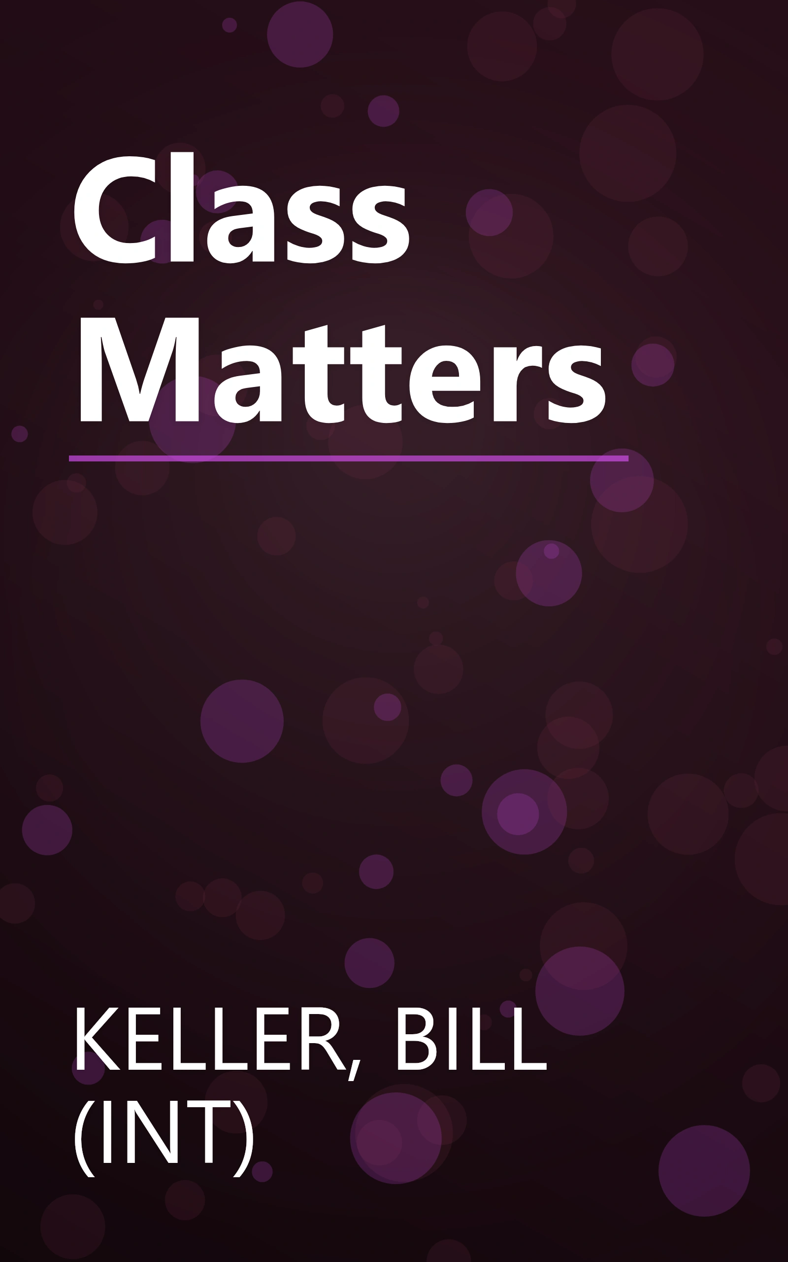 Class Matters book cover