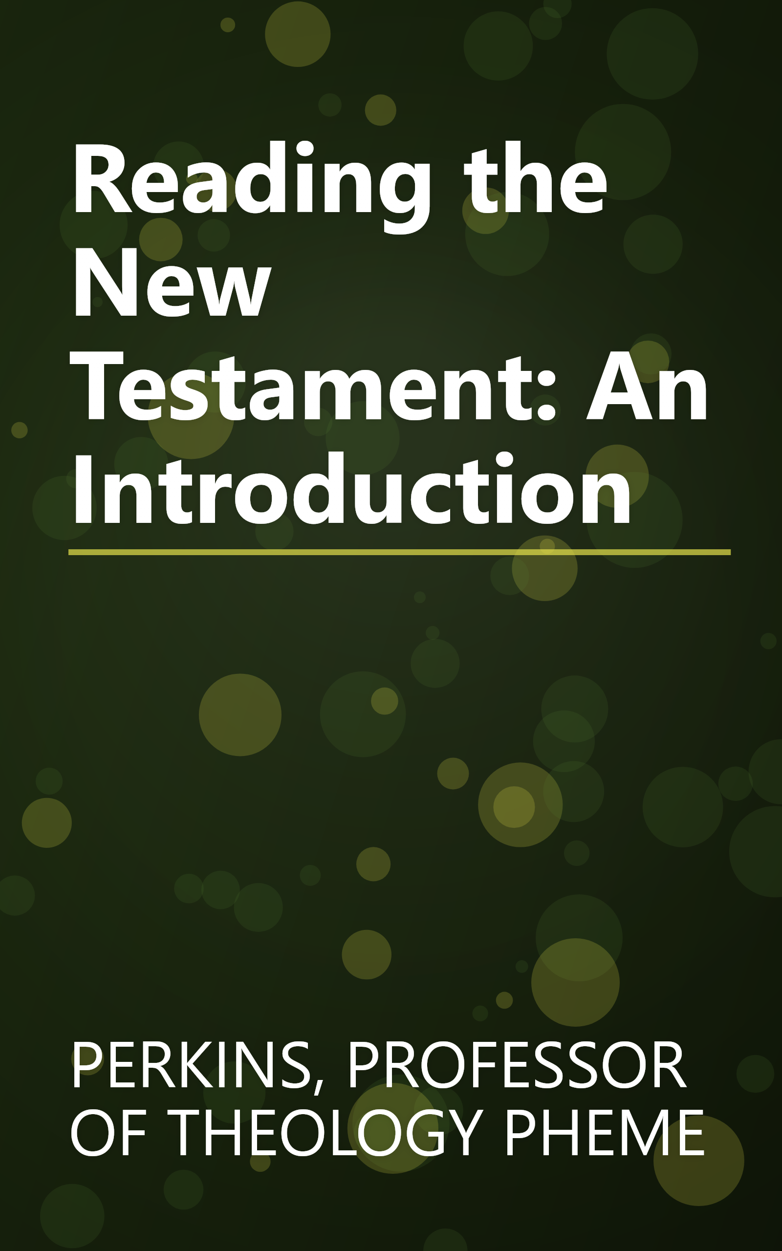 Reading the New Testament: An Introduction book cover
