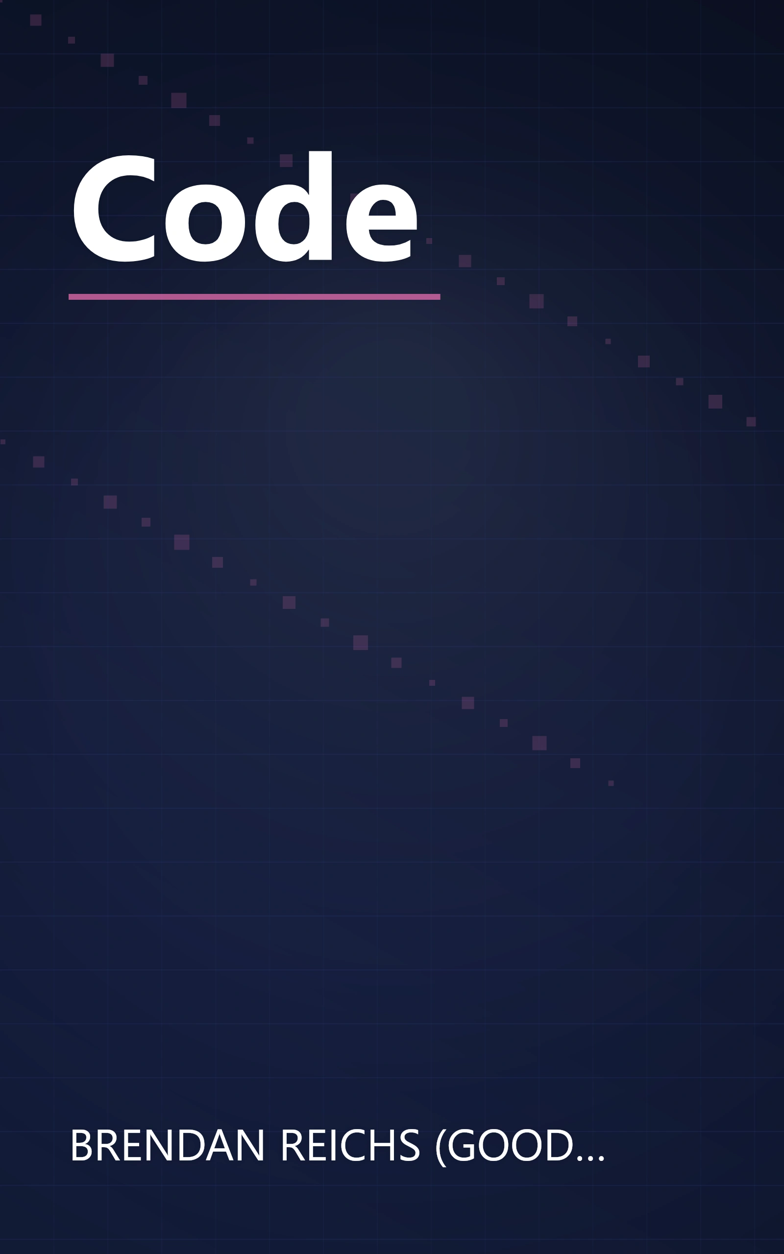 Code book cover