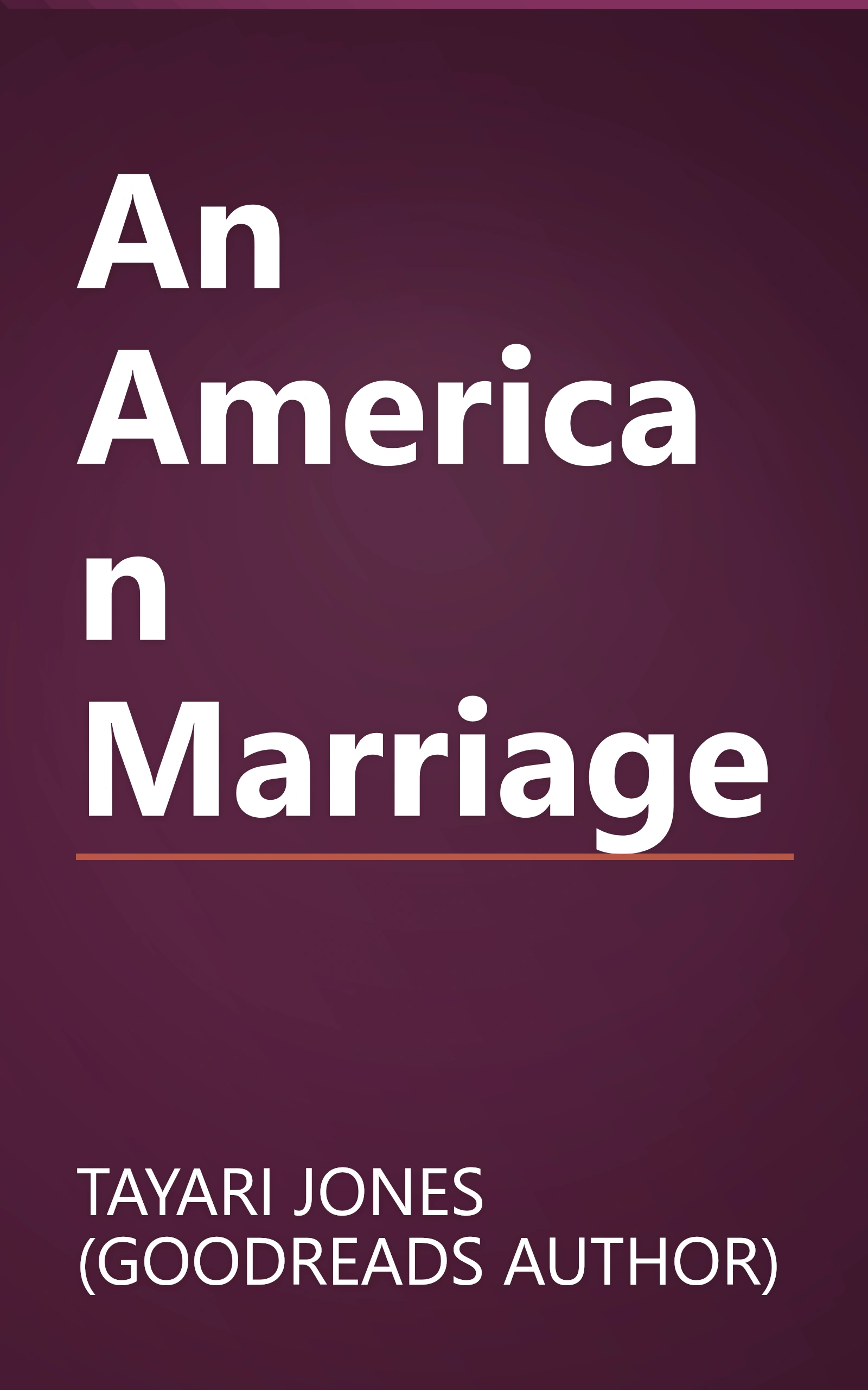 An American Marriage book cover