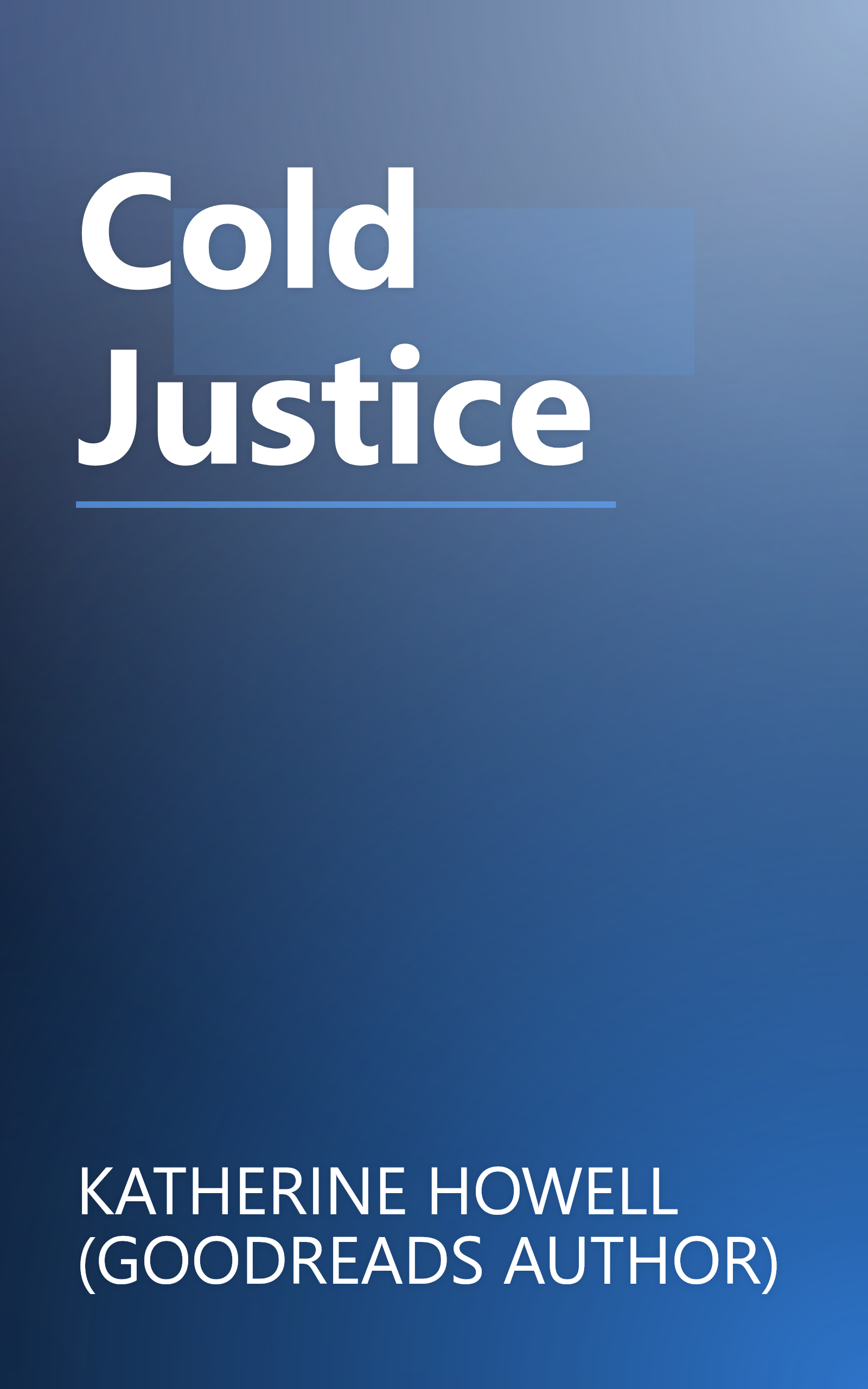 Cold Justice book cover