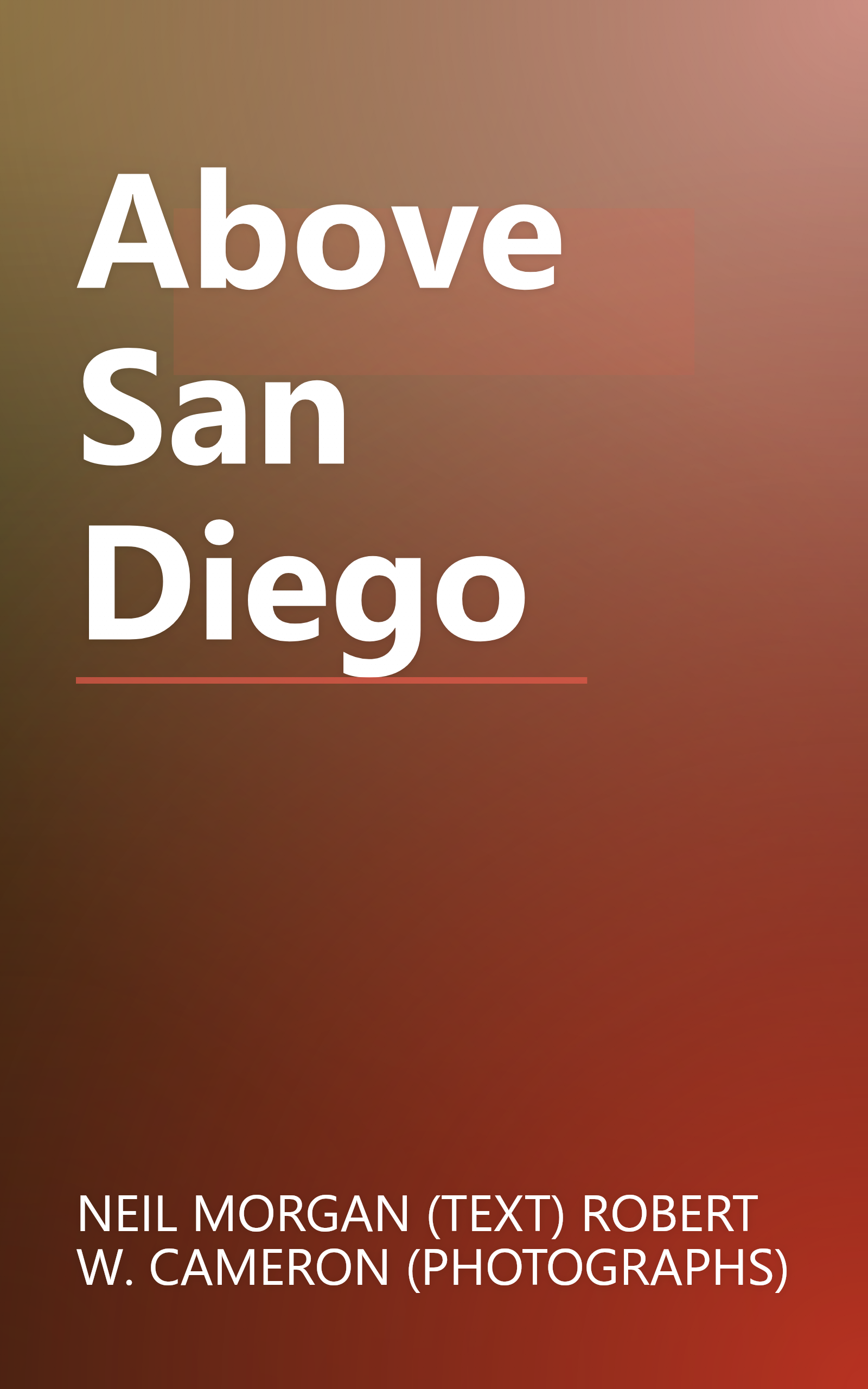 Above San Diego book cover