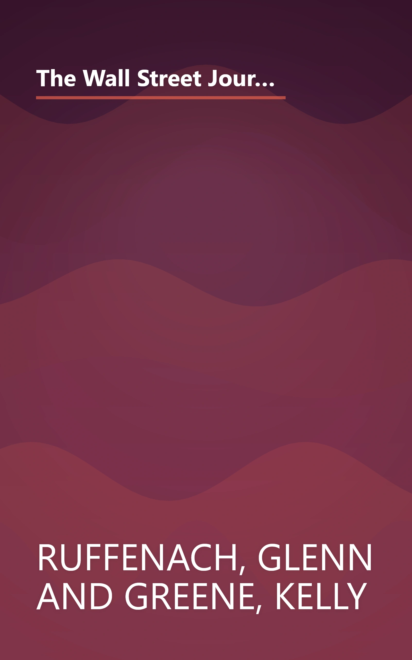 The Wall Street Journal. Complete Retirement Guidebook: How to Plan It, Live It and Enjoy It (Wall Street Journal Guides) book cover