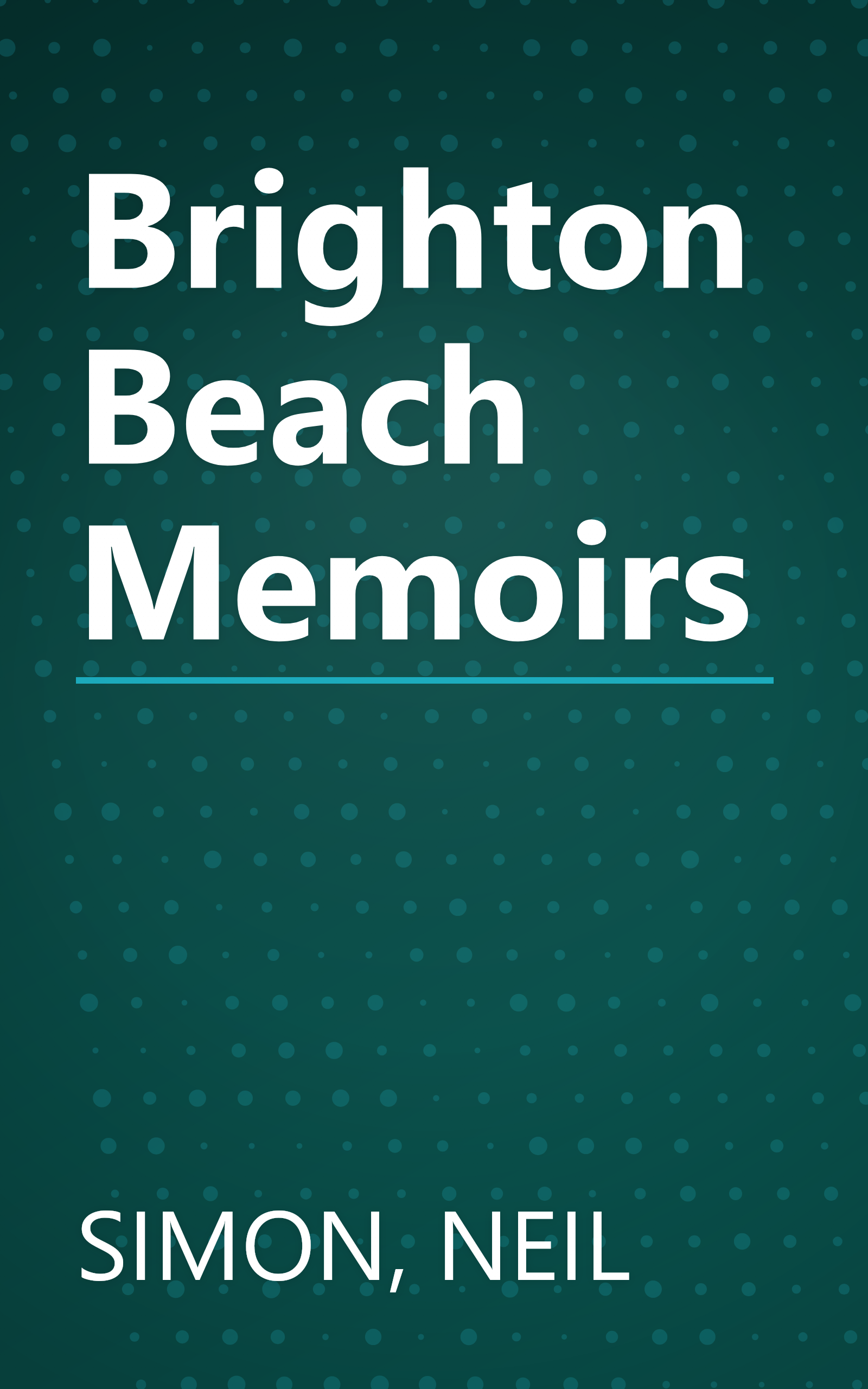 Brighton Beach Memoirs book cover