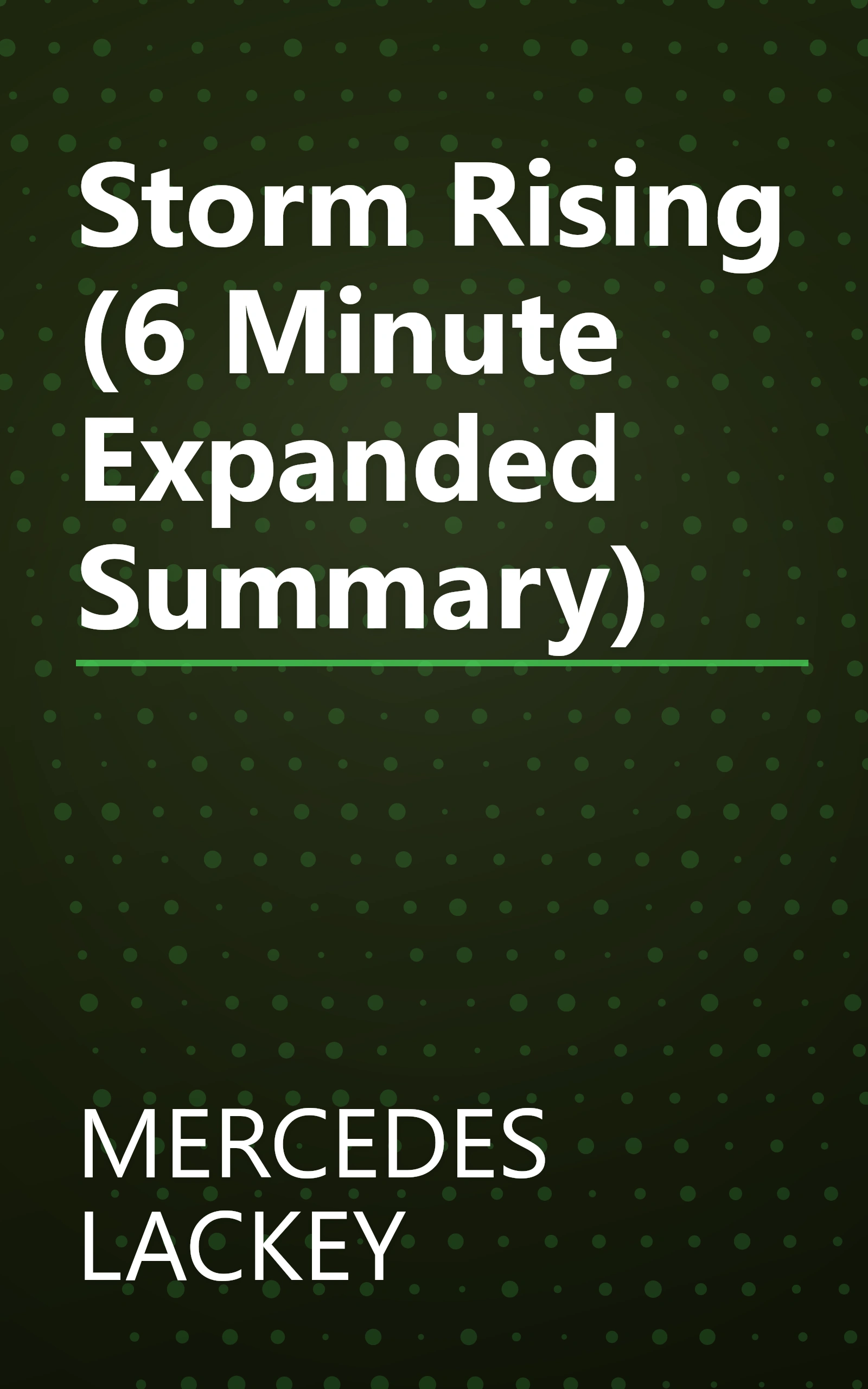 Storm Rising (6 Minute   Expanded Summary) book cover